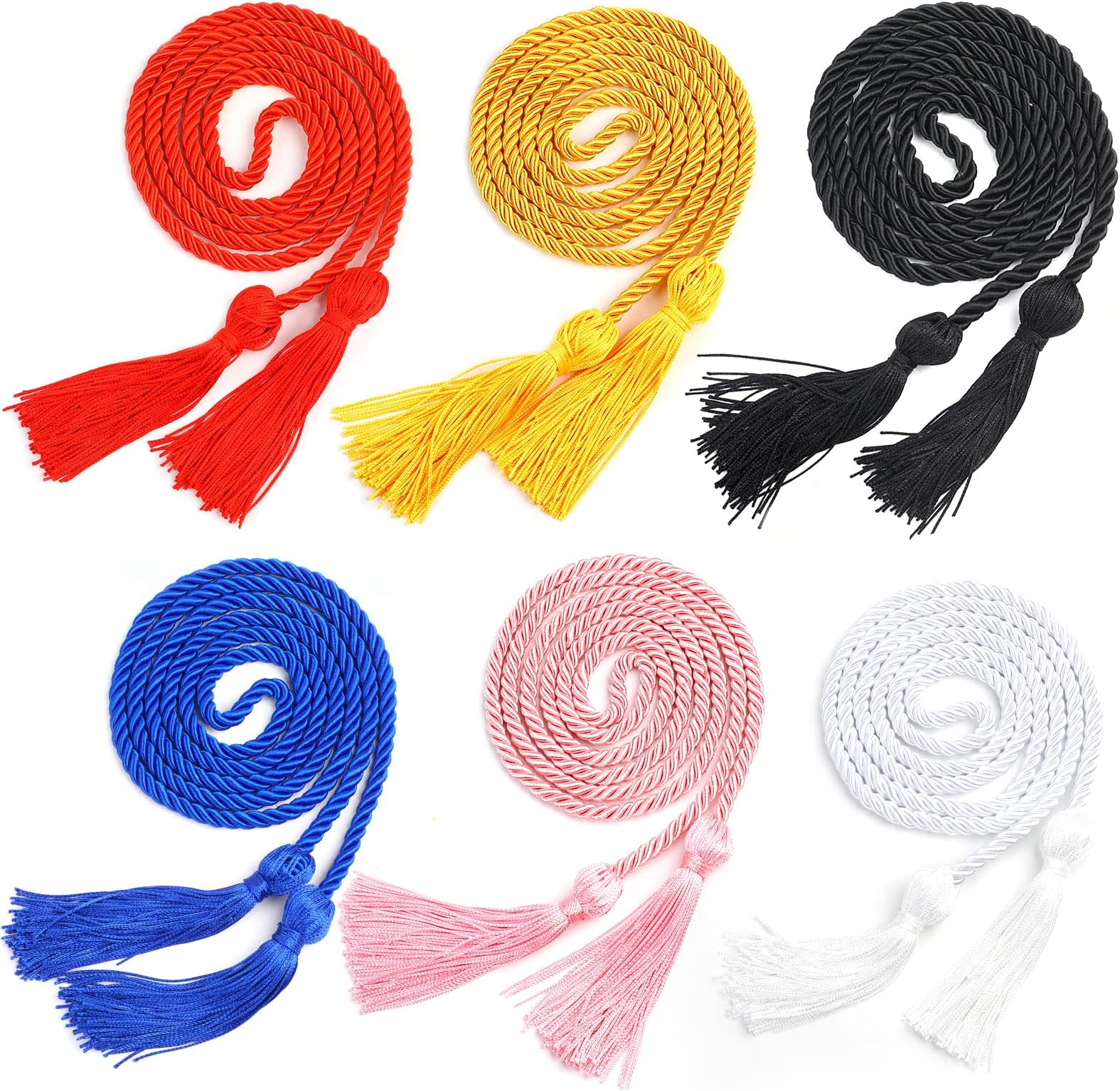 Amazon.com: 5 Pcs Graduation Honor Ropes Cords Yarn Honor Cords with ...