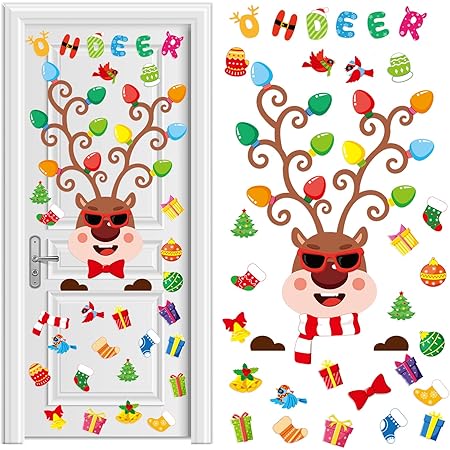 Amazon.com: Whaline 77Pcs Christmas Classroom Bulletin Board Decoration ...