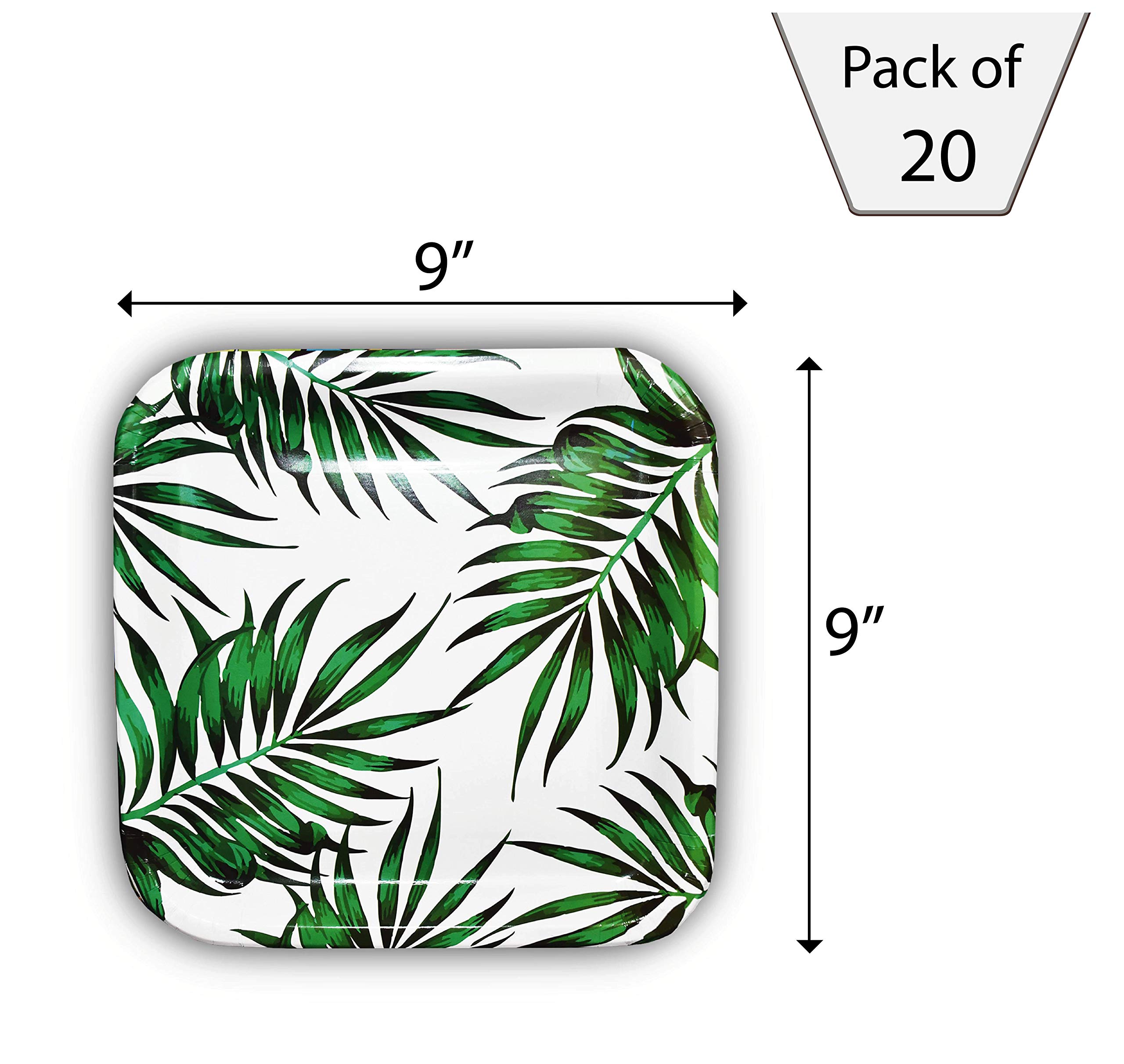 SOLAS Paper Palm Leaf Plates Fully Compostable Jungle Party Plates solas-paper-palm-leaf-plates-fully-compostable-jungle-party-plates