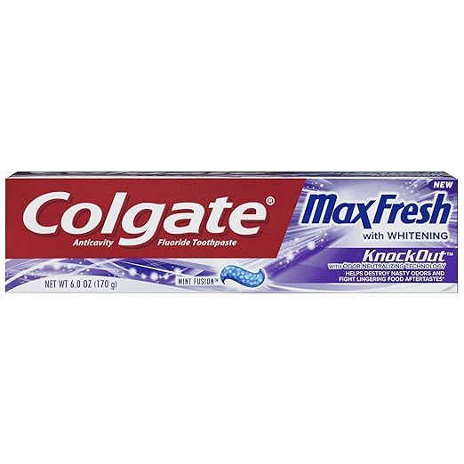 Amazon.com : Colgate Max Fresh Knockout Gel Toothpaste, 6 Ounce (Pack ...