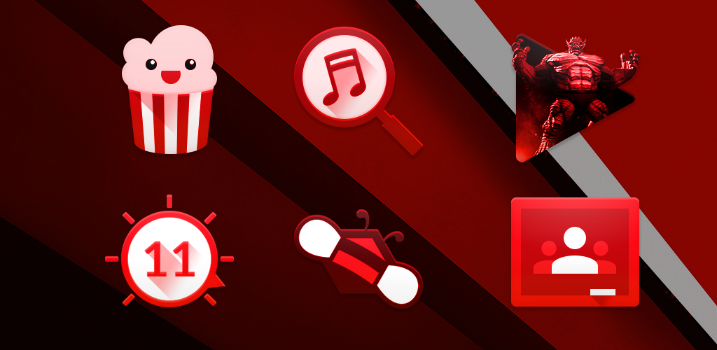 RED - Icon Pack:Amazon.com:Appstore for Android