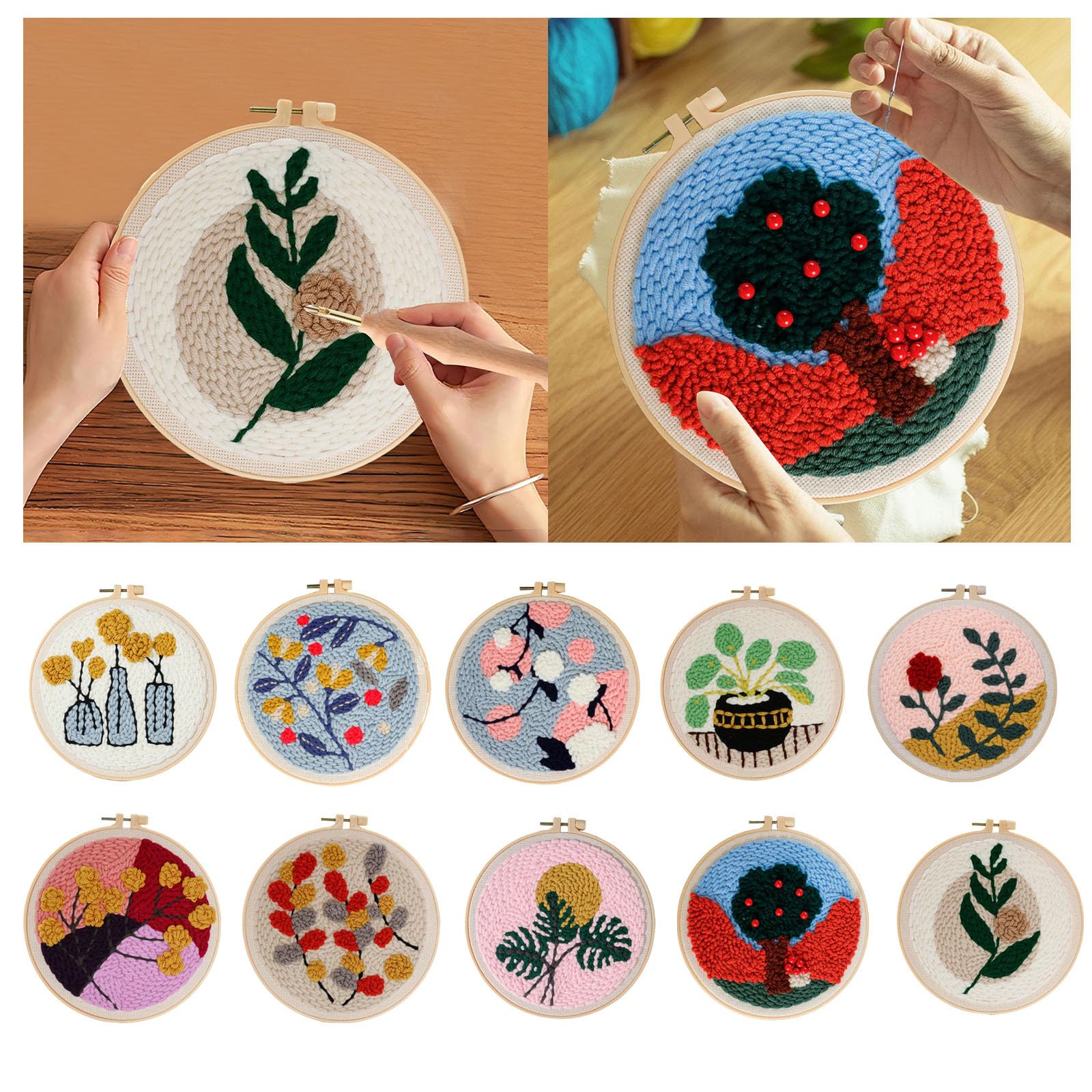 Diy Highland Cow Embroidery Craft Set Beginners Complete DIY Punch ...
