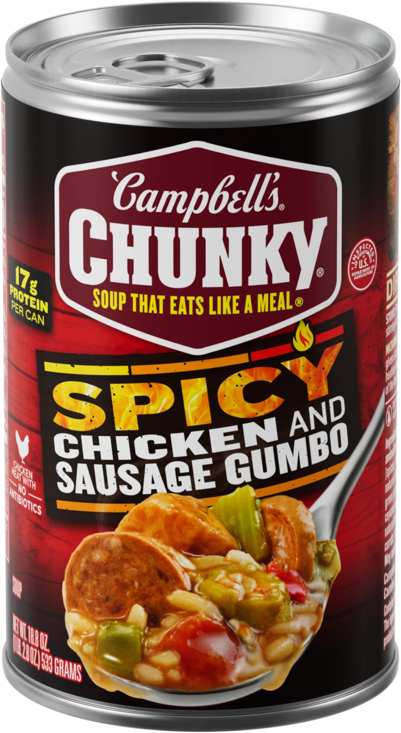 Amazon.com : Campbell's Chunky Soup, Chili Mac, 18.8 Oz Can : Grocery ...