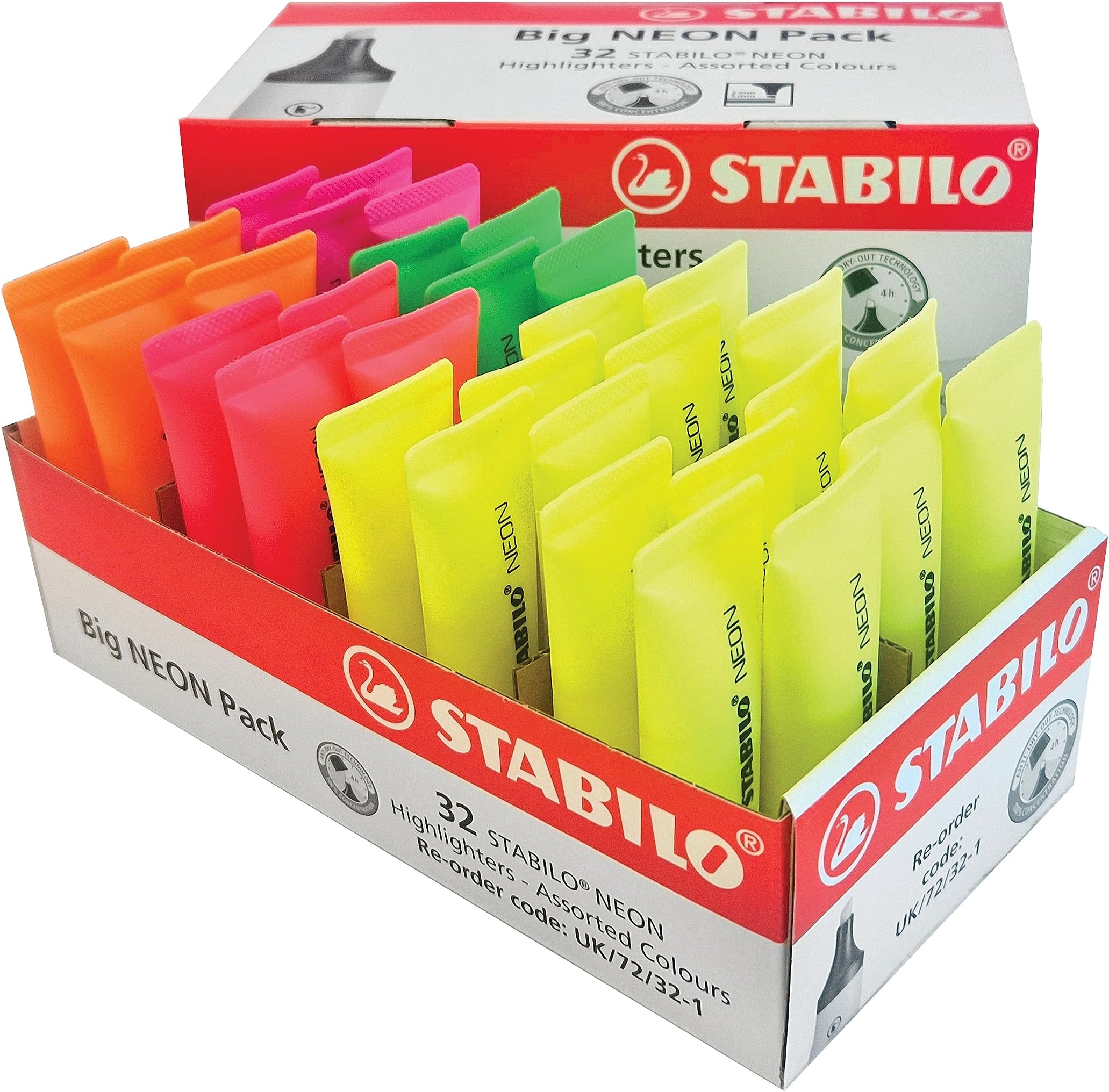 Highlighter - STABILO LUMINATOR - Pack of 6 - Assorted colours : Amazon ...
