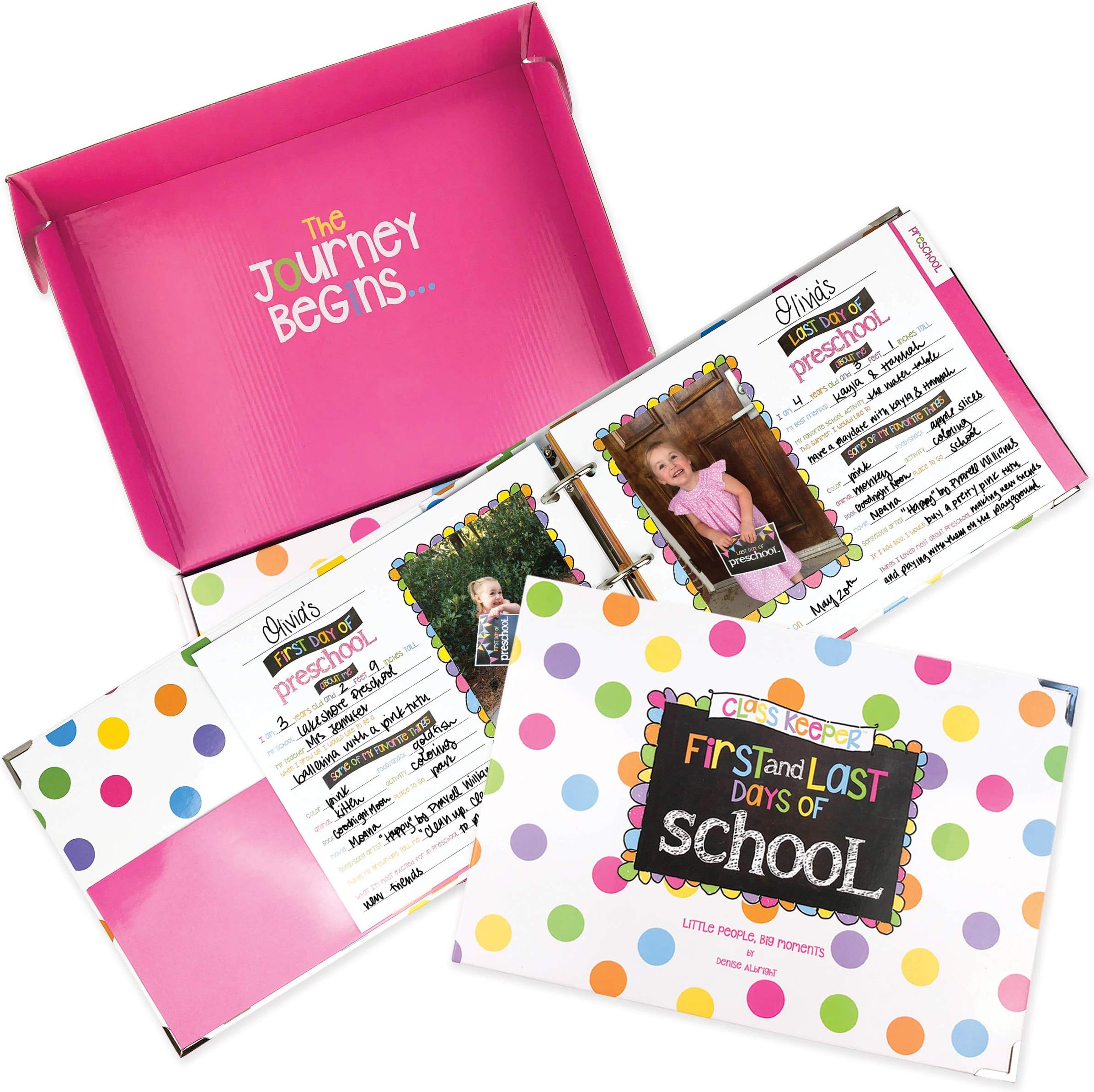 Amazon.com: School Days Book, Keepsake Memory Album for Preschool ...