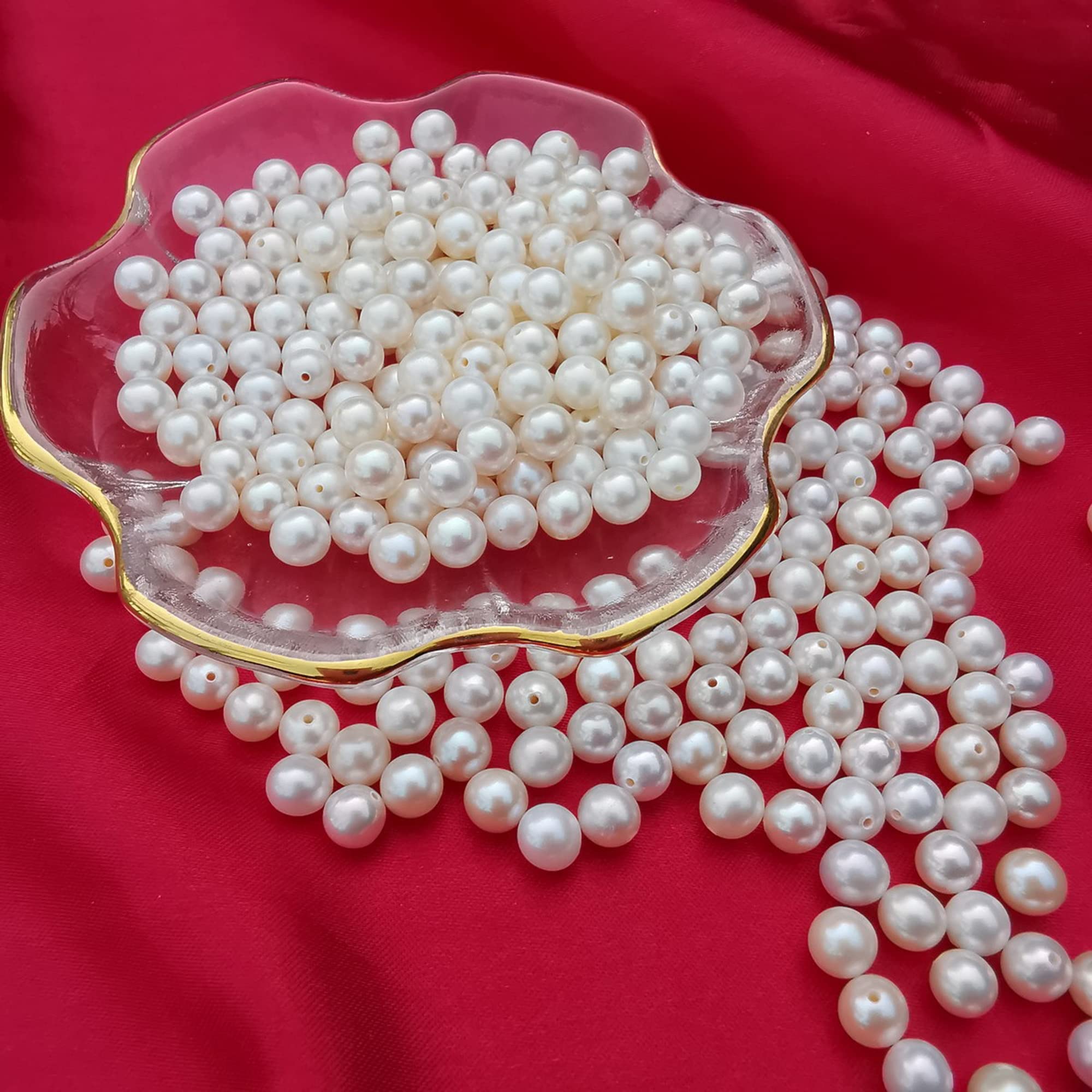 Snapklik.com : Niziky 300PCS Pearls Beads For Jewelry Making, Ivory ...