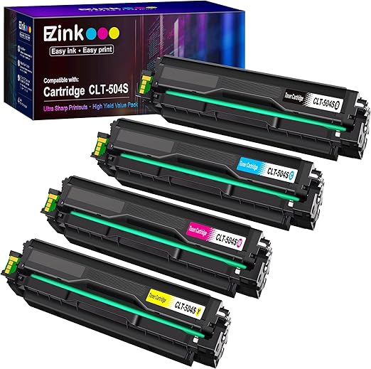 Amazon.com: E-Z Ink (TM) Compatible Toner Cartridge Replacement for Samsung 504 504S CLT-K504S ...