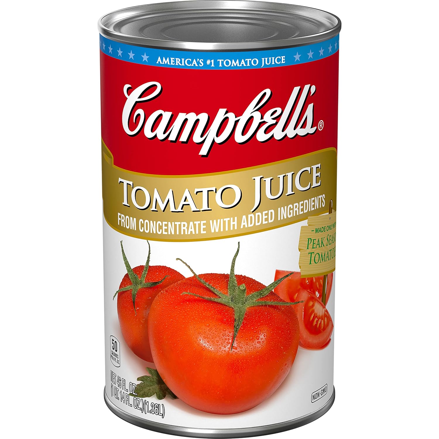 Amazon.com: Campbell's Tomato Juice, 46 oz. Can : Grocery & Gourmet Food