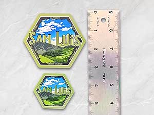 Amazon.com - Colorado 14er Peak Collection Vinyl Stickers, 2-3 Inch ...