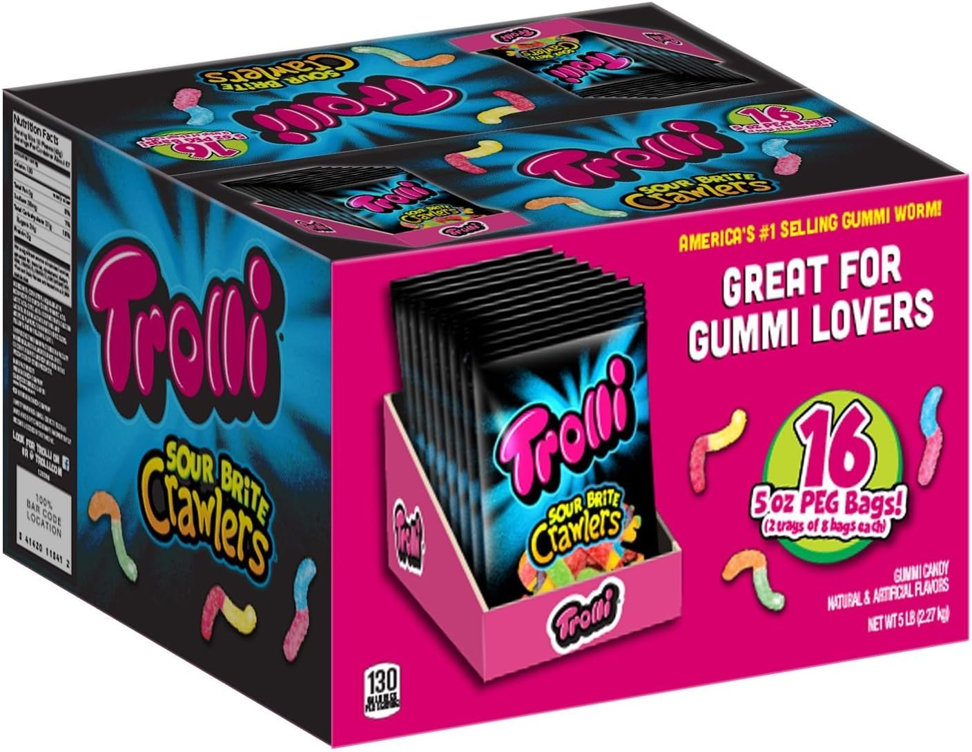 Amazon.com : Trolli Sour Gummy Creations Martian Mix, Sour Gummy Candy ...