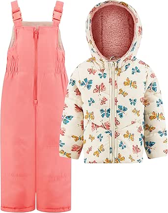 Amazon.com: Carter's Baby Girls' Heavyweight 2-Piece Skisuit Snowsuit ...