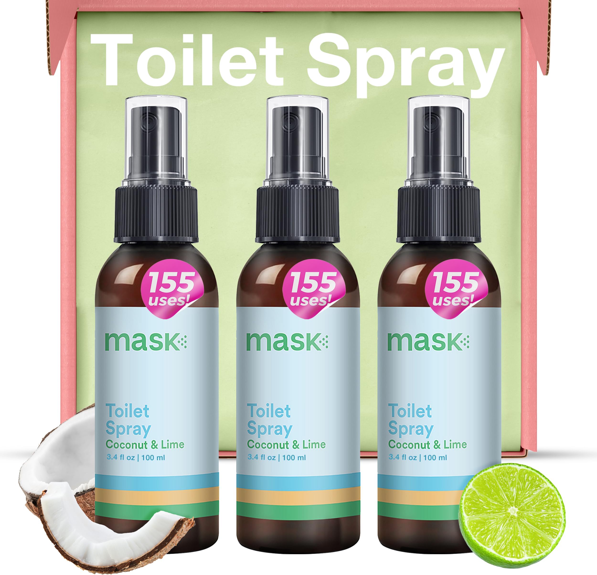 Amazon.com: Lemongrass Tea Tree Toilet Spray 8 fl oz - Bathroom Odor ...