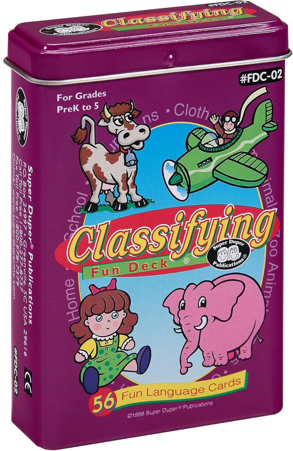 Amazon.com: Super Duper Publications | Classifying Fun Deck Flash Cards ...
