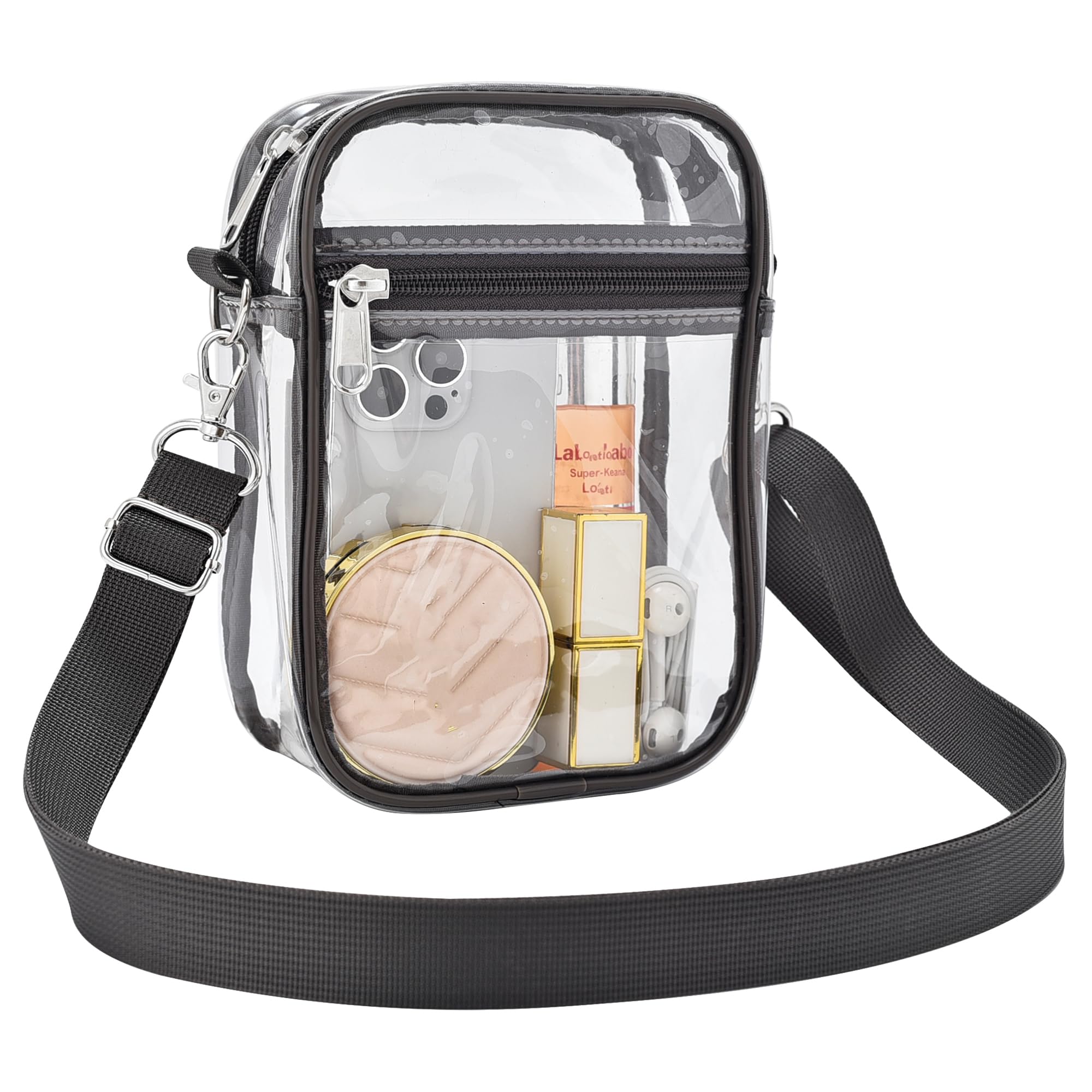 Snapklik.com : Clear Purse Stadium Clear Messenger Bag Stadium Approved ...