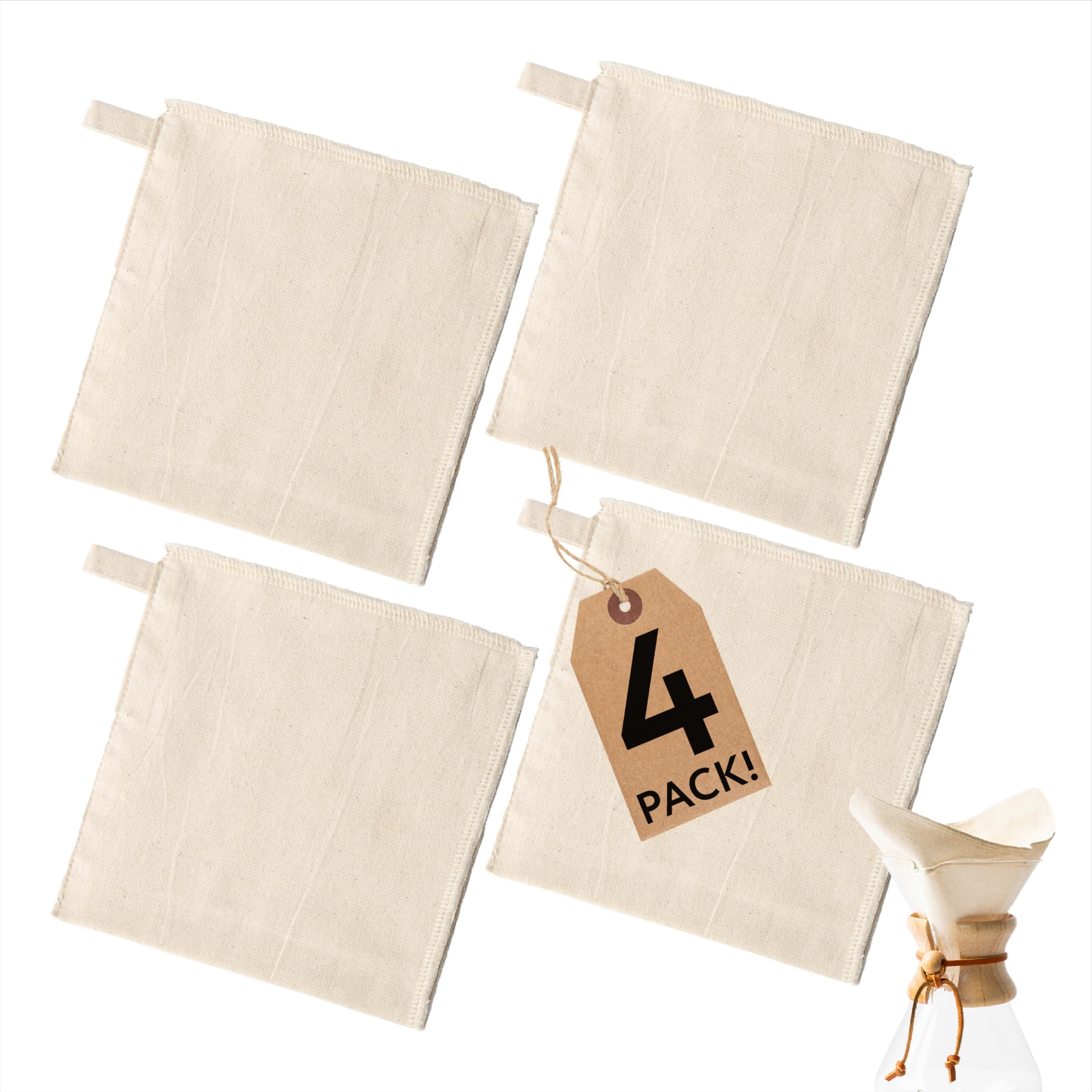 Amazon.com: Cloth Reusable Basket Coffee Filter (Size #2) - Made in ...