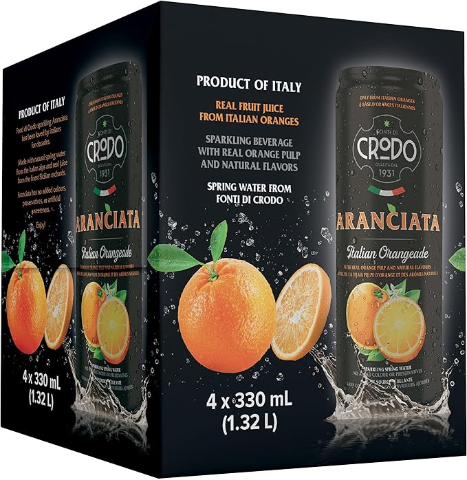 ROYAL UNIBREW Crodo Aranciata - Orange Soda (4X330 Ml), 1320 ...