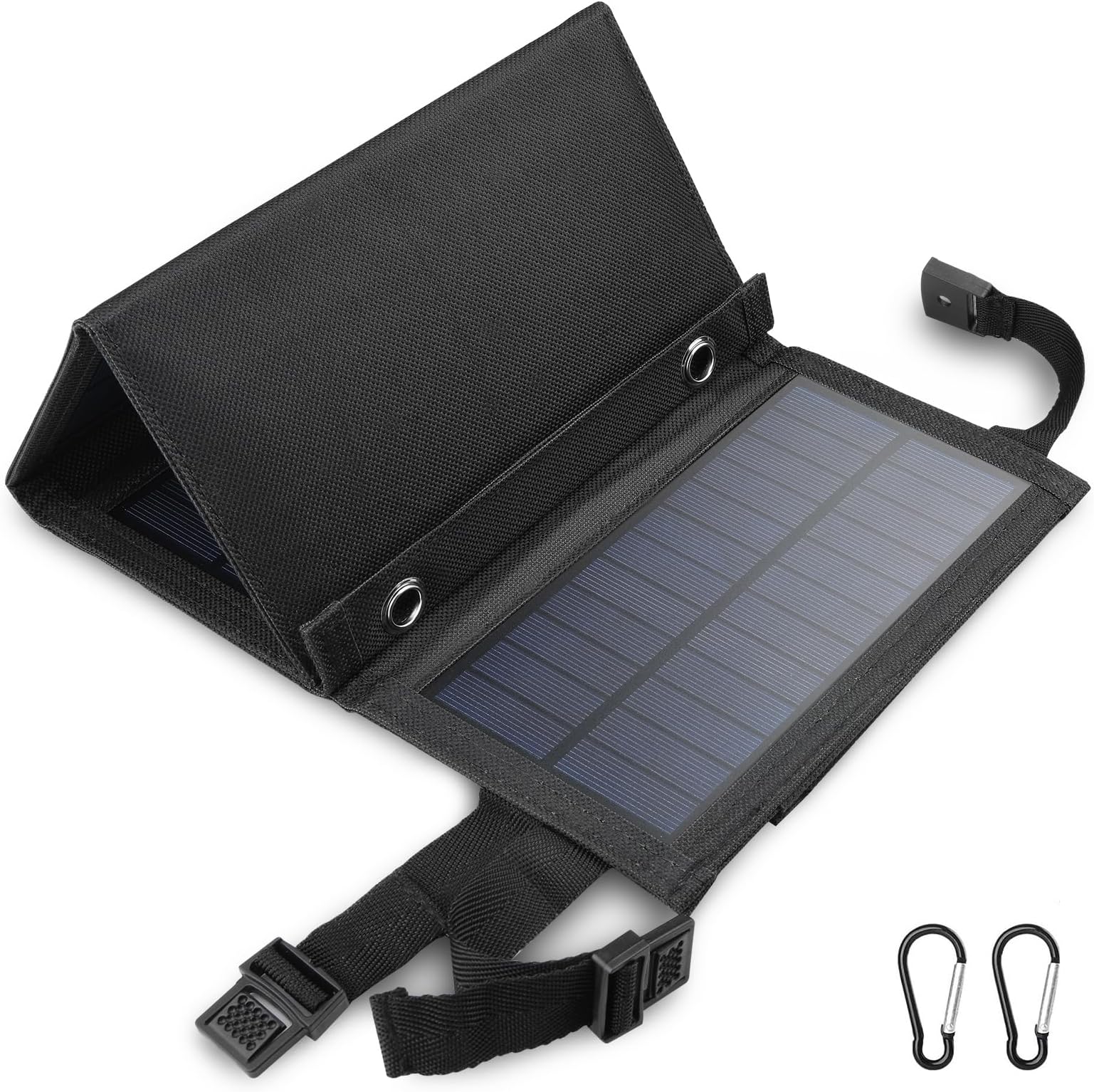 Amazon.com: Foldable Solar Panel Charger for Outdoor Camping Solar ...