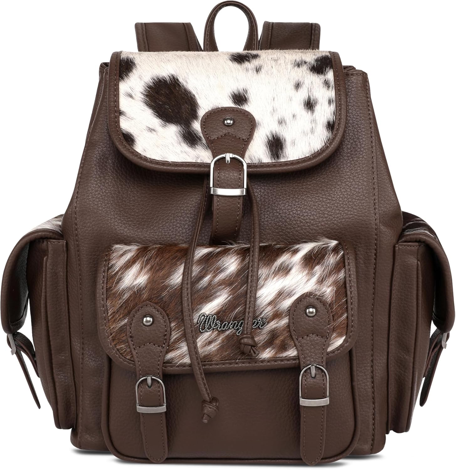 Amazon.com | Montana West Wrangler Hair-on Cowhide Collection Backpack ...