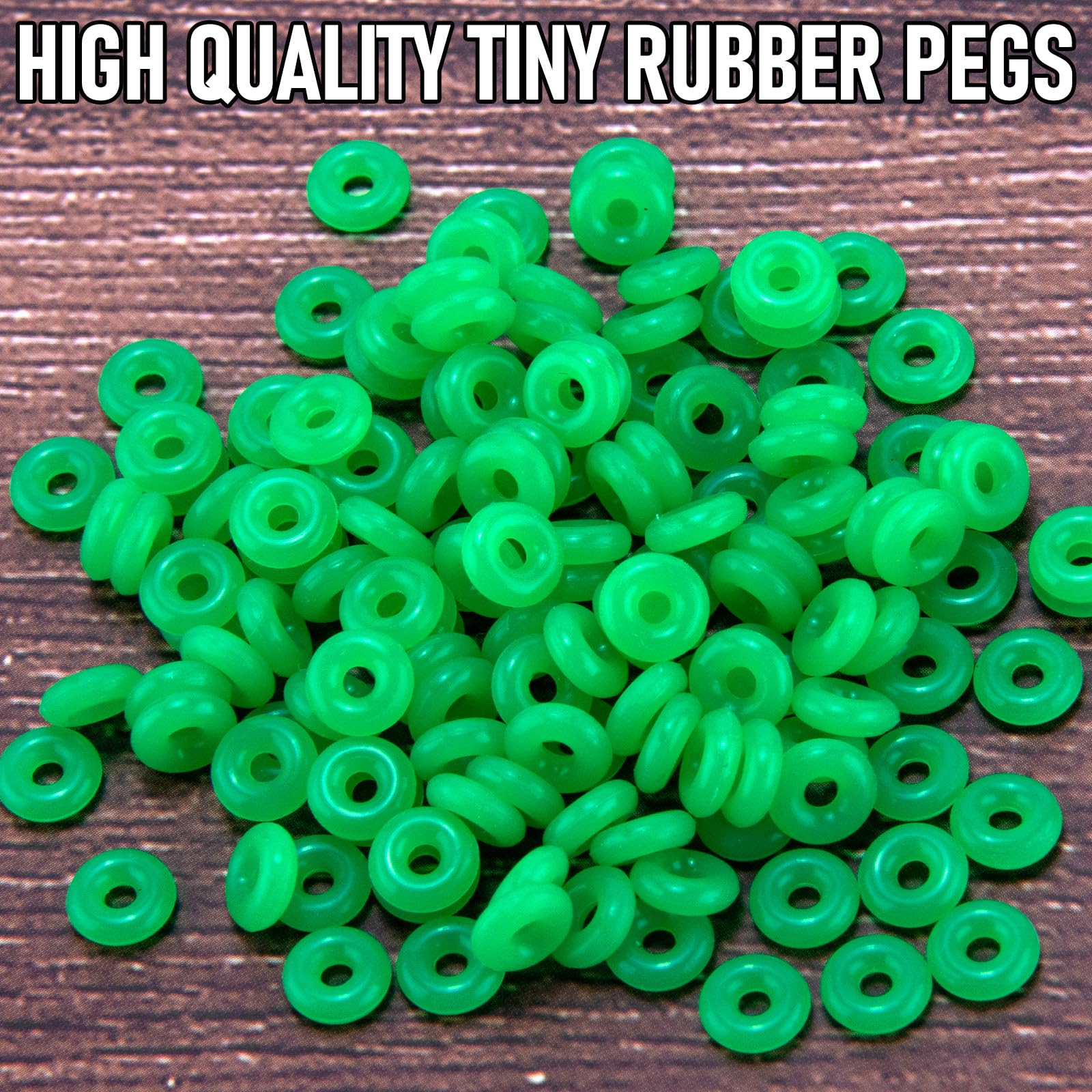 Snapklik.com : Alwonder 250-Pack Bait Stoppers Pegs Small Rubber Pegs ...