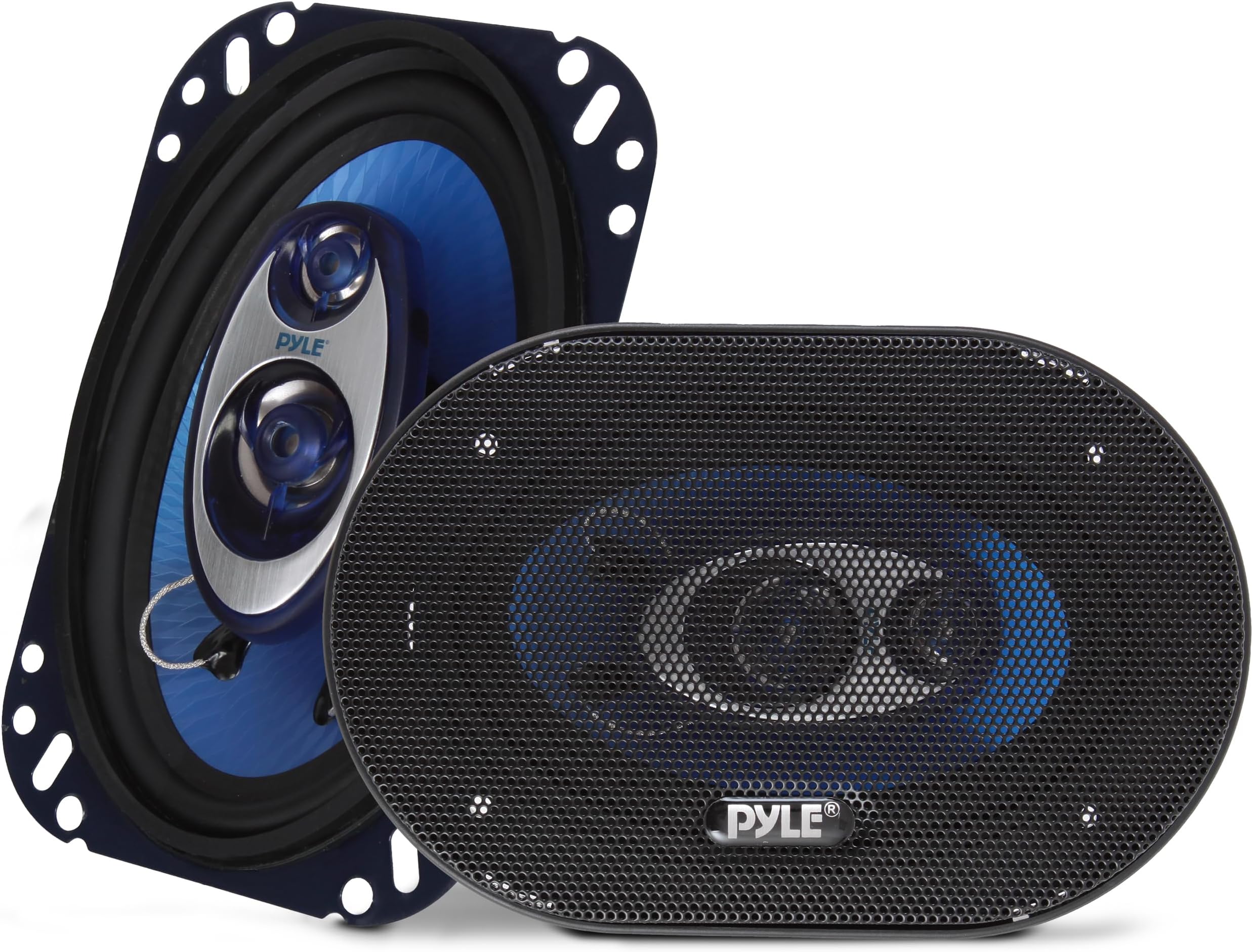 Amazon.com: Pyle 4'' x 6'' Three Way Sound Speaker System - Pro Mid ...