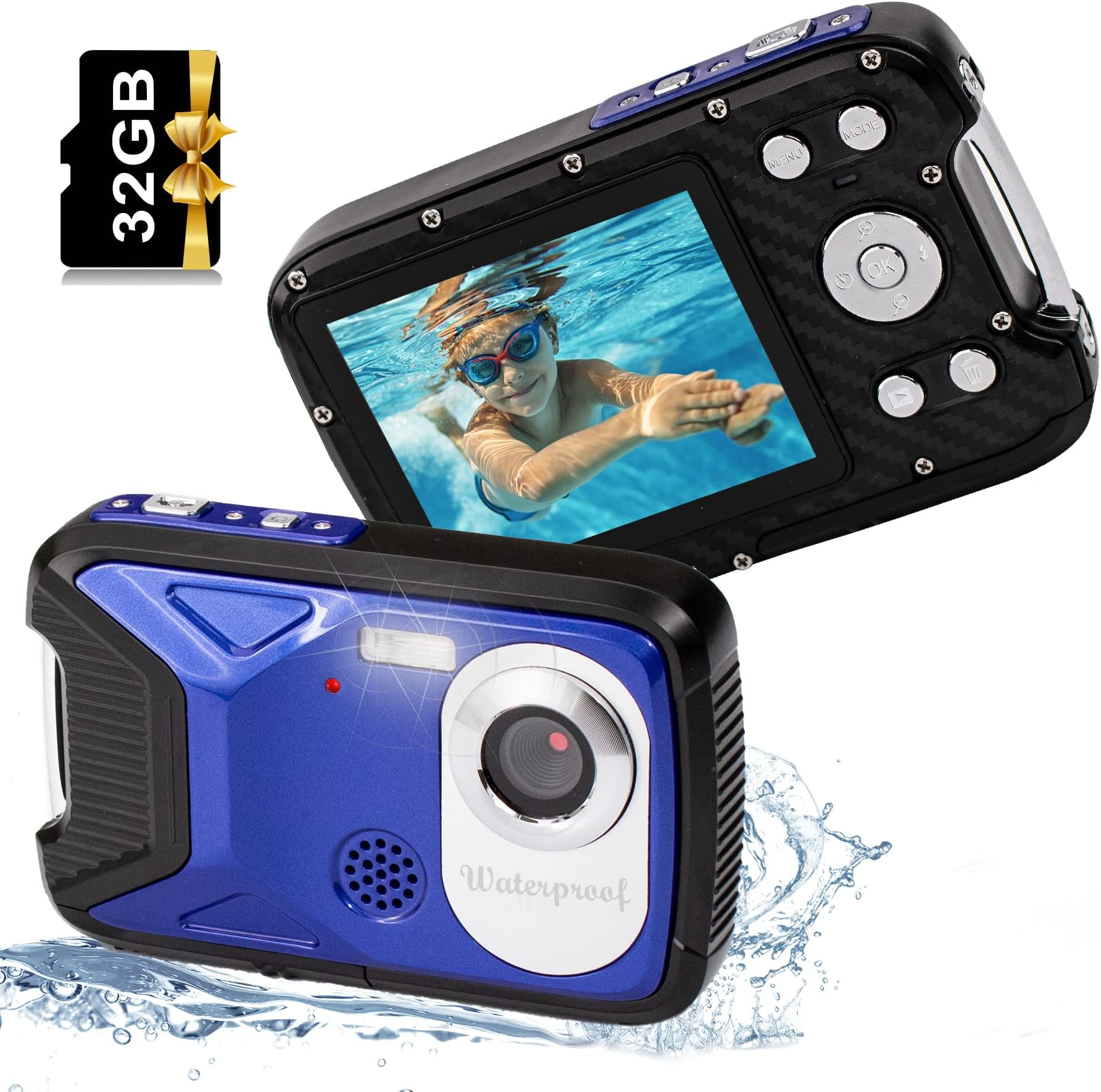 Sxhlseller Klein Digitalkamera - 0,96 Zoll Bildschirm FHD 1080P 30fps ...