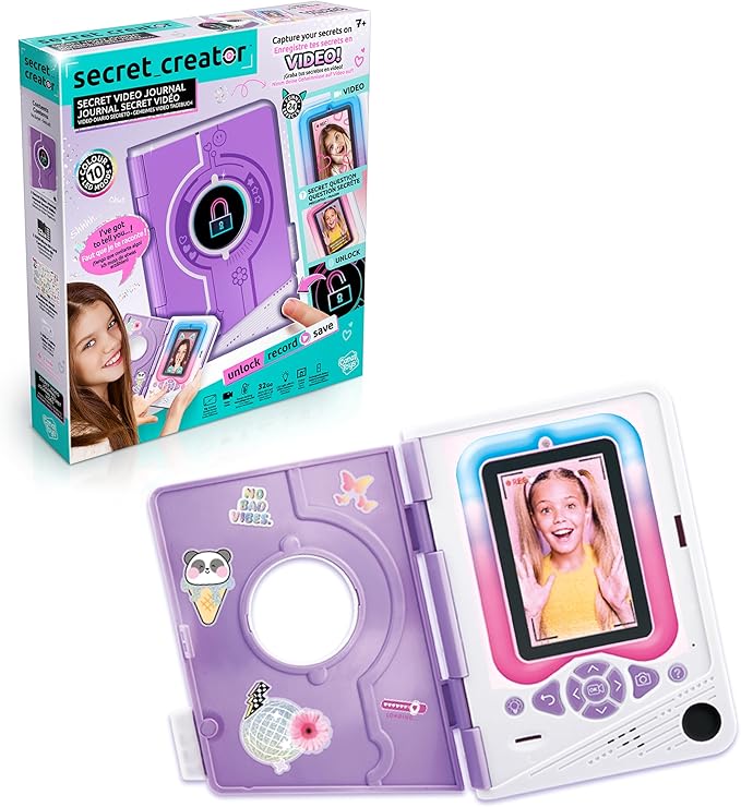 Secret Creator Secret Video Journal – Fingerprint-Locked Video Diary ...