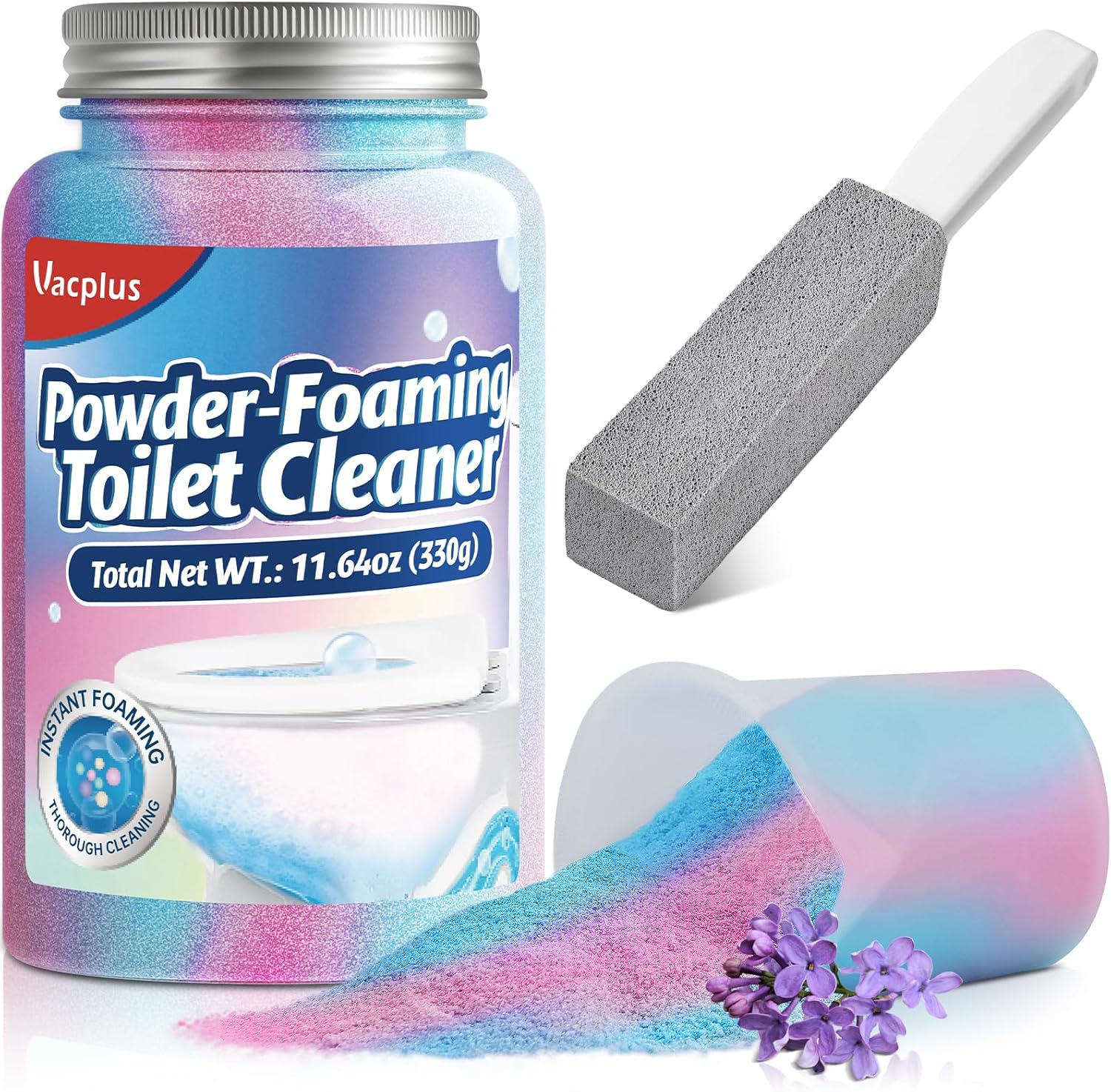 Amazon.com: Vacplus Toilet Bowl Cleaners - Quick Foaming Toilet Cleaner ...