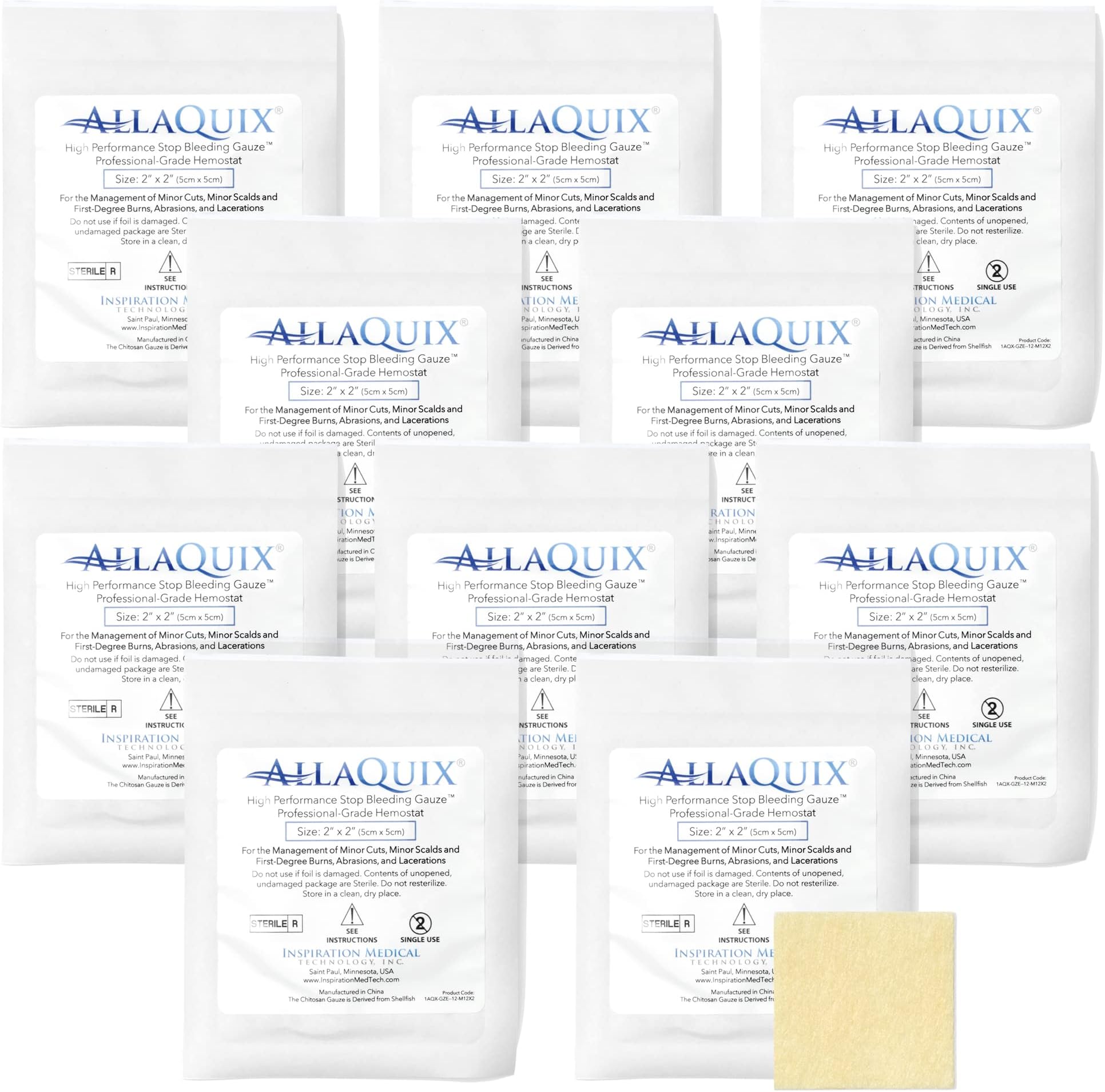 Amazon.com: Adventure Medical Kits QuikClot Advanced Clotting Gauze ...