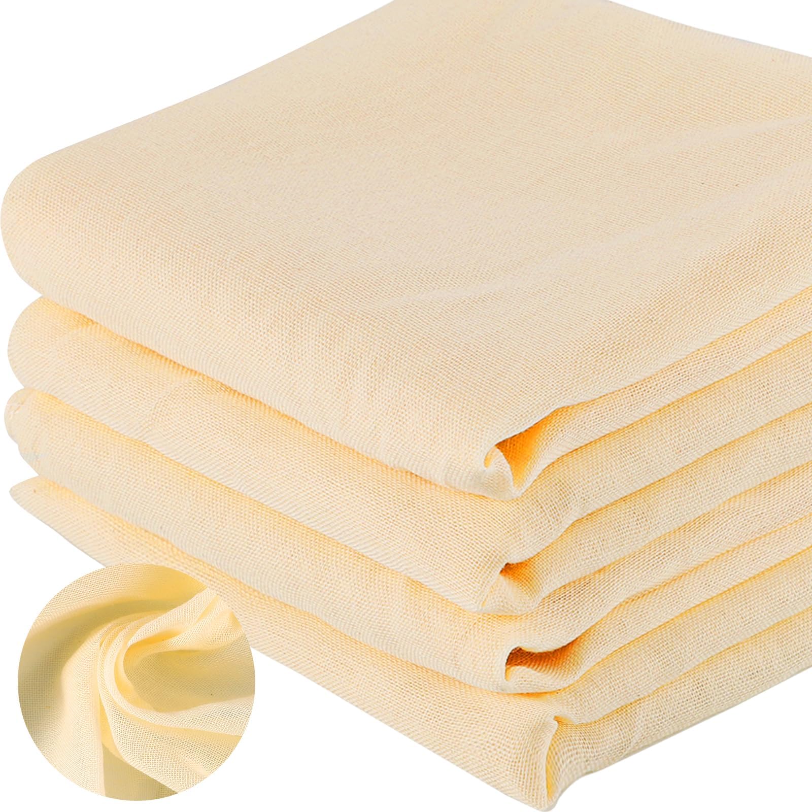 com-four® 5x Seihtuch, Passiertuch und Knödeltuch, klassische ...