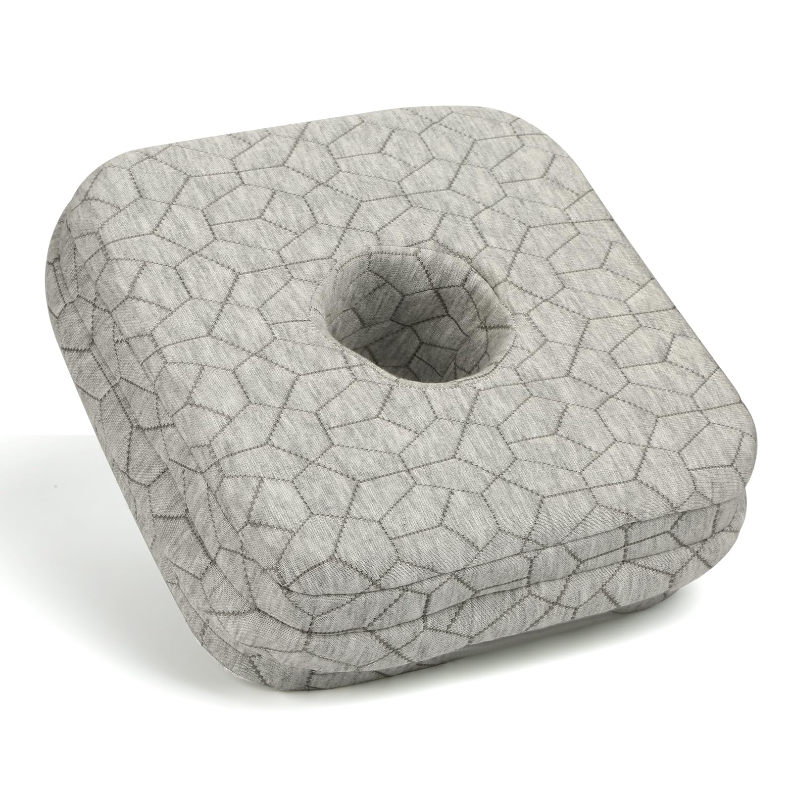 Amazon.com: HIJOYPAL Cube Ear Piercing Pillow for Side Sleepers Mermory ...