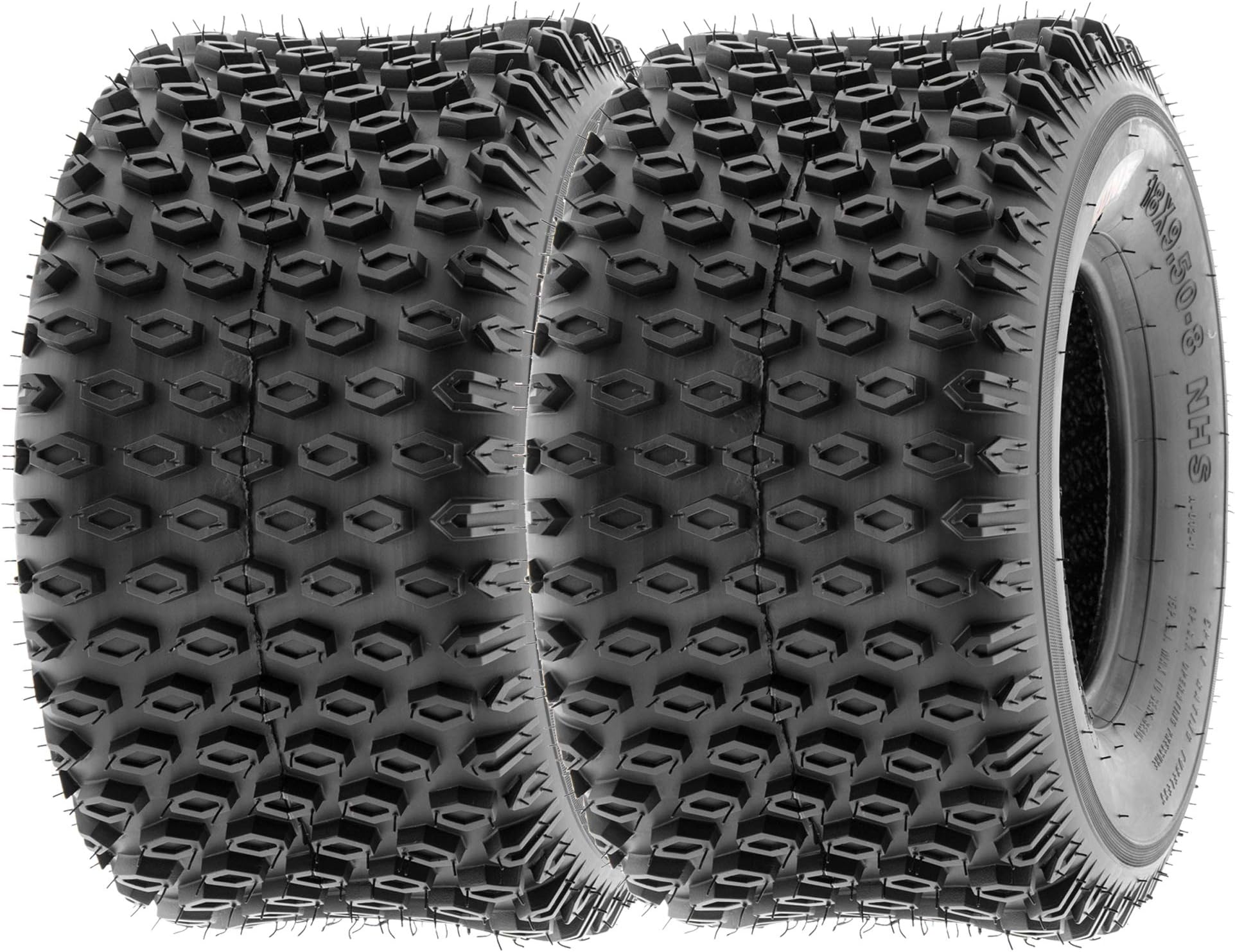 Amazon.com: SunF 145/70-6 ATV UTV Knobby Tire 145/70x6 Light Weight 6 ...