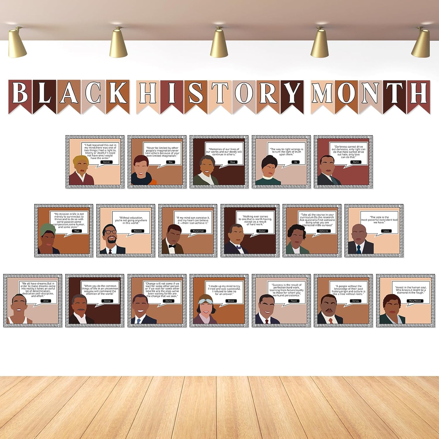 Amazon.com: Boho Black History Month Bulletin Board Classroom ...