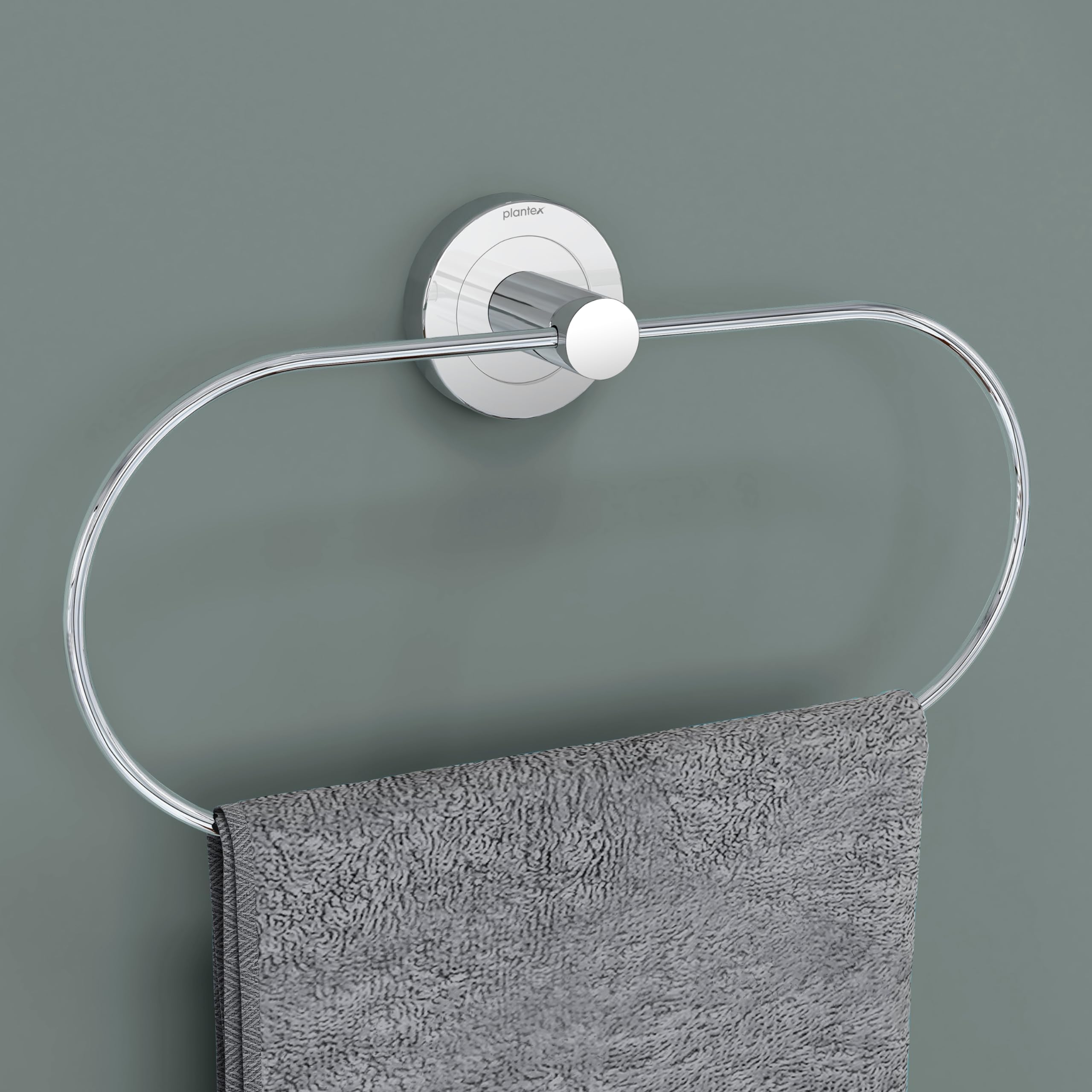 Plantex Stainless Steel Towel Ring for Bathroom/Wash Basin/Napkin-Towel ...
