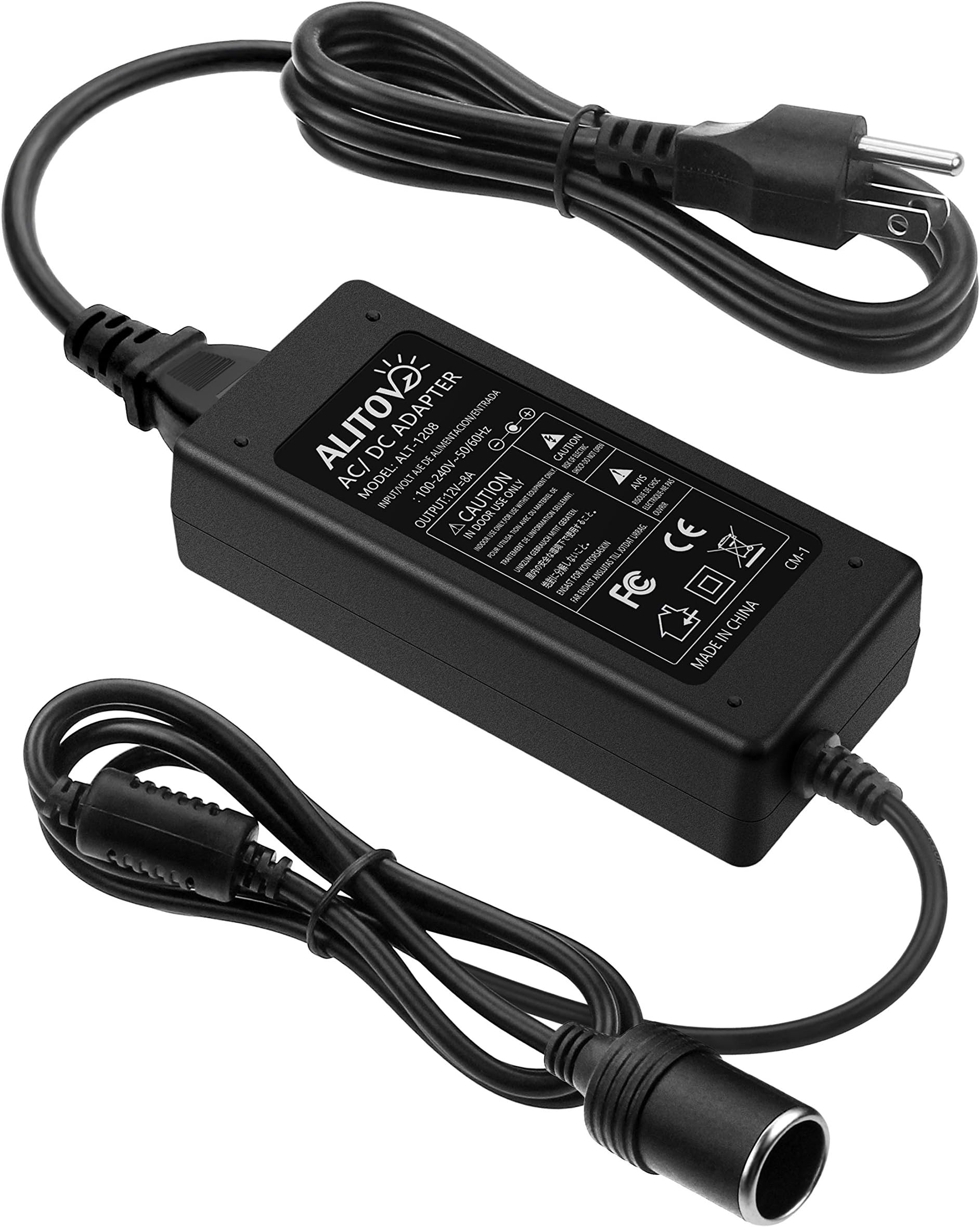 Amazon.com: ALITOVE AC to DC Converter 110V to 12V 8A, 120V to 12V ...