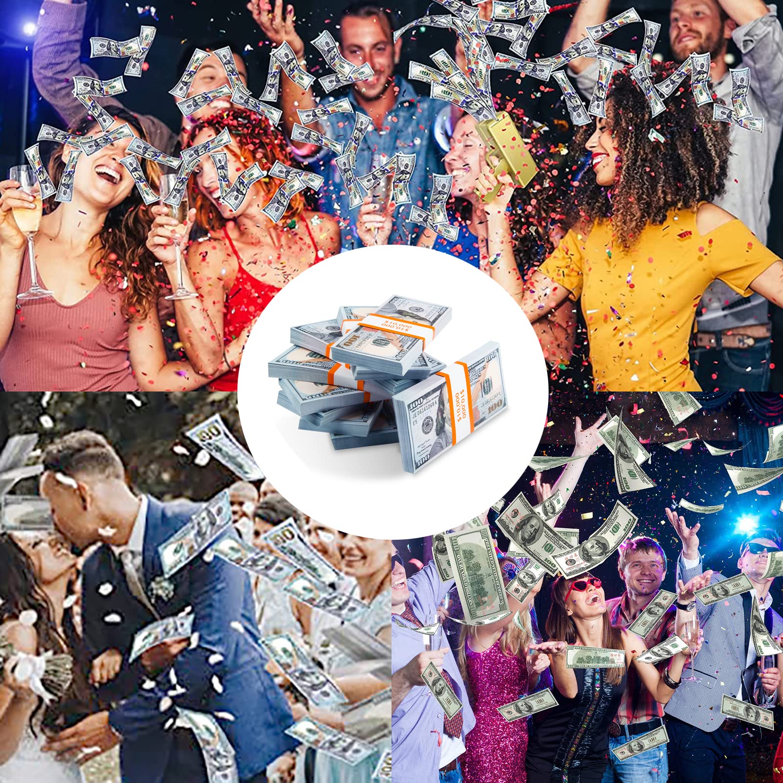 Buy VIC7ORY Fake Money 300 PCS Prop Money 100 Dollar Bills Realistic ...