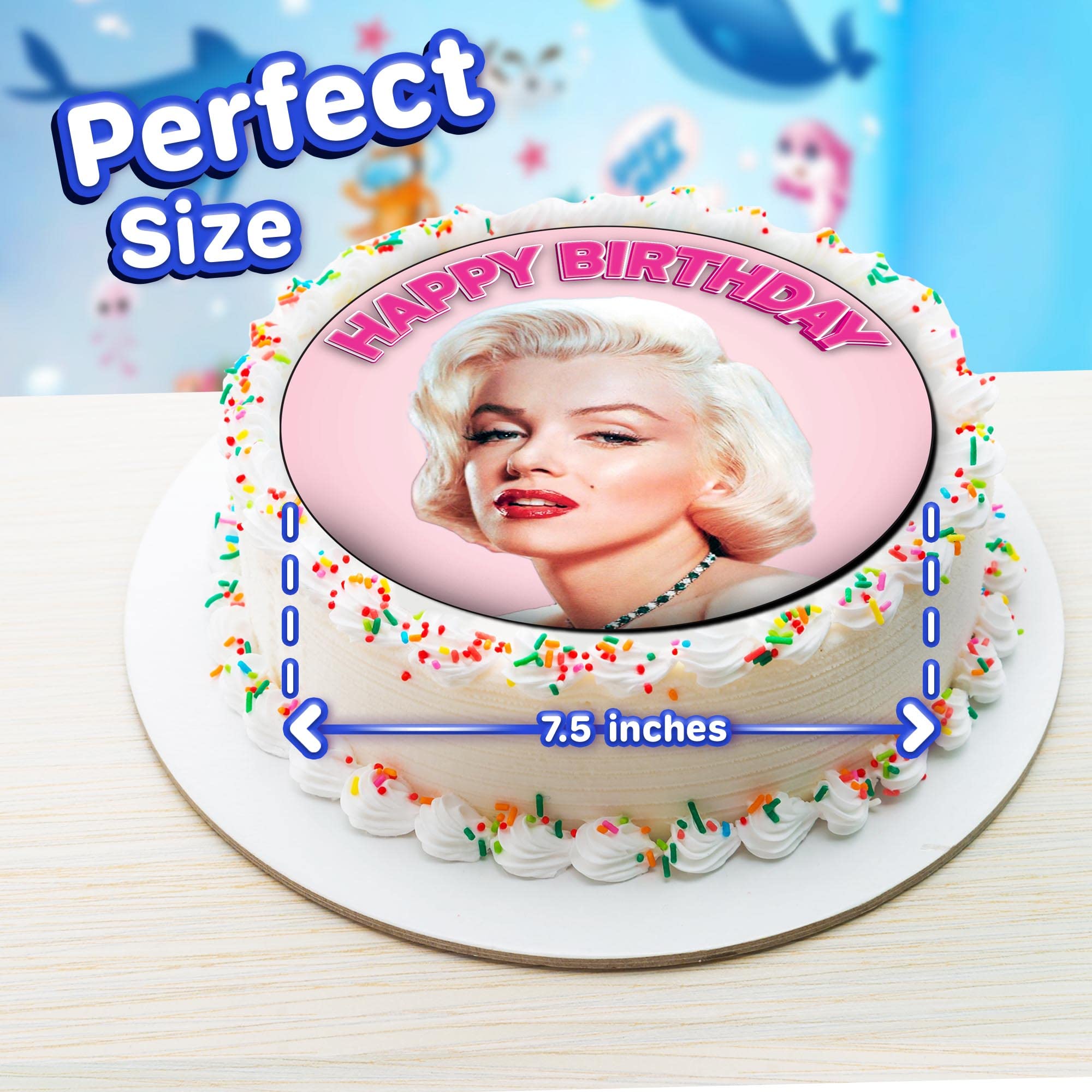Marilyn Monroe Cake Topper