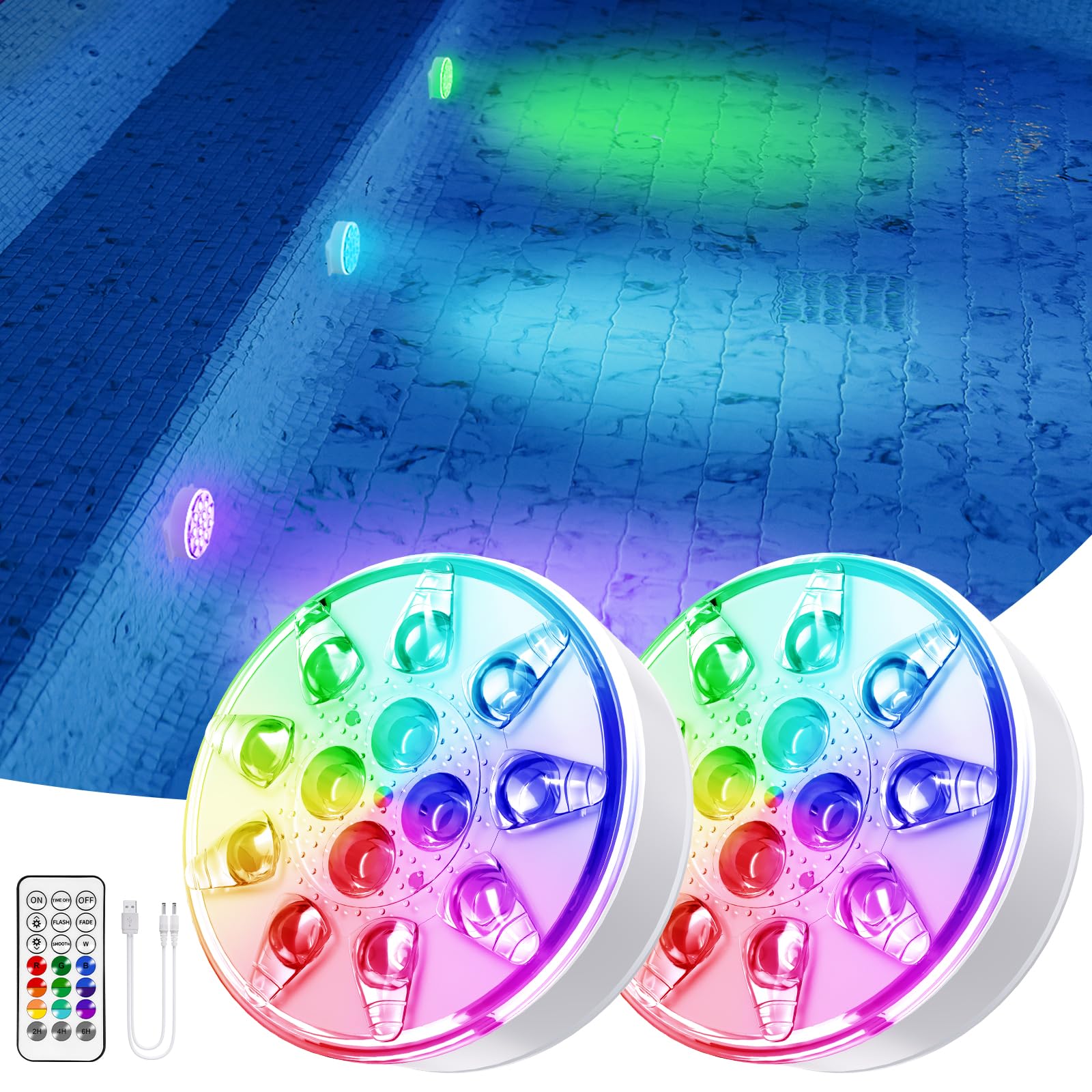 7 Best Lights For Above Ground Pool | 26.5 Watt-Free Floater