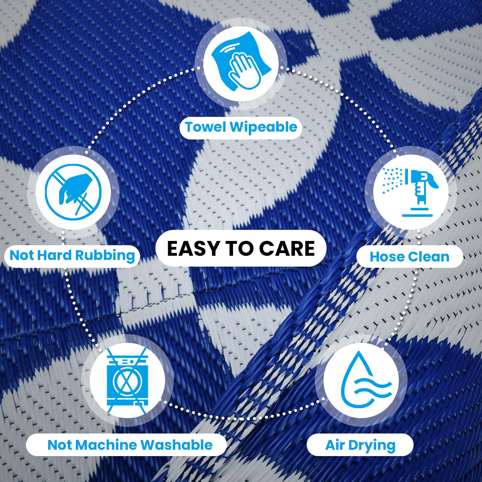 Snapklik.com : Sun-Ray Skyline Breeze Outdoor Area Rug For Patio