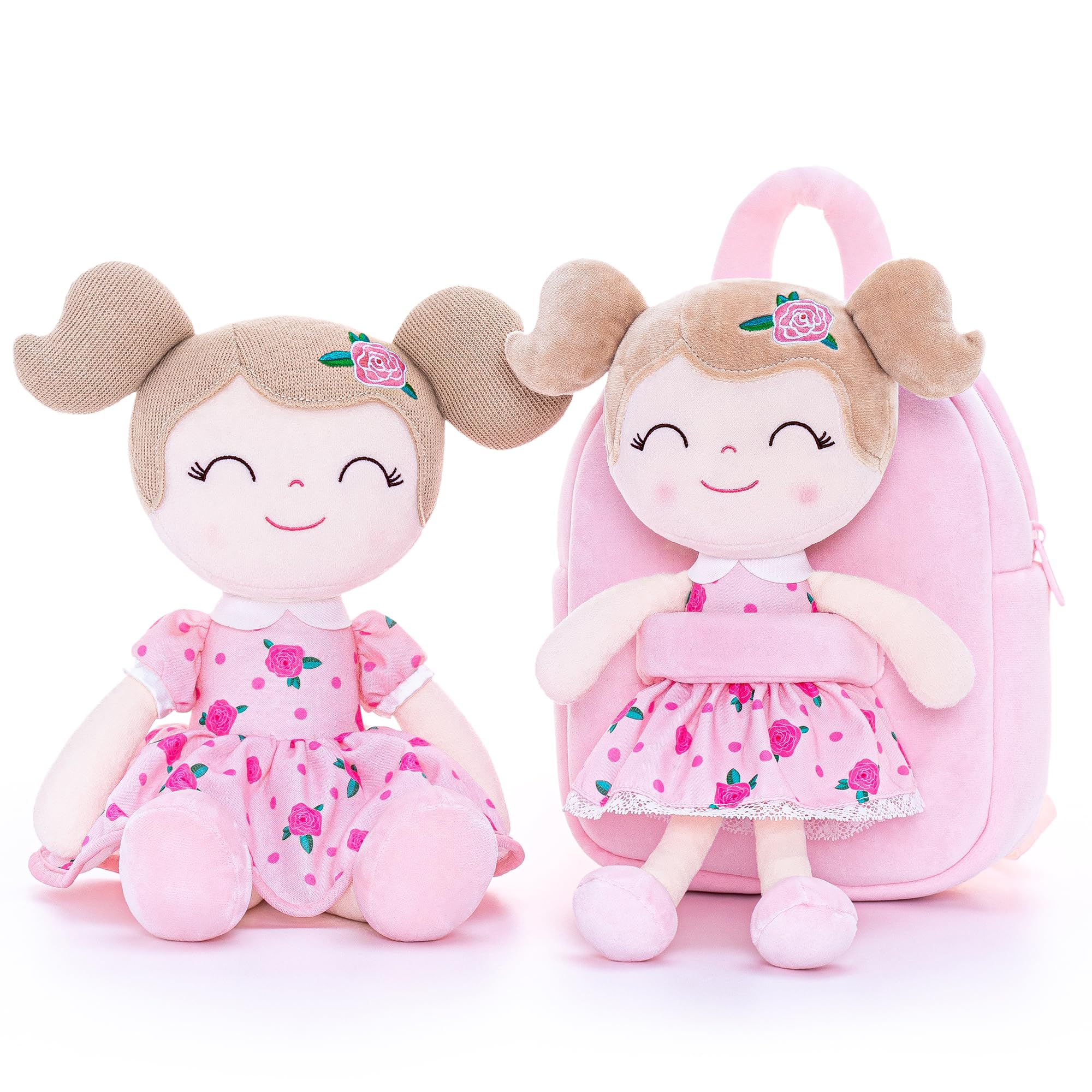 Snapklik.com : Toddler Backpack Baby Girl Gift Plush Bag Diaper Bag ...