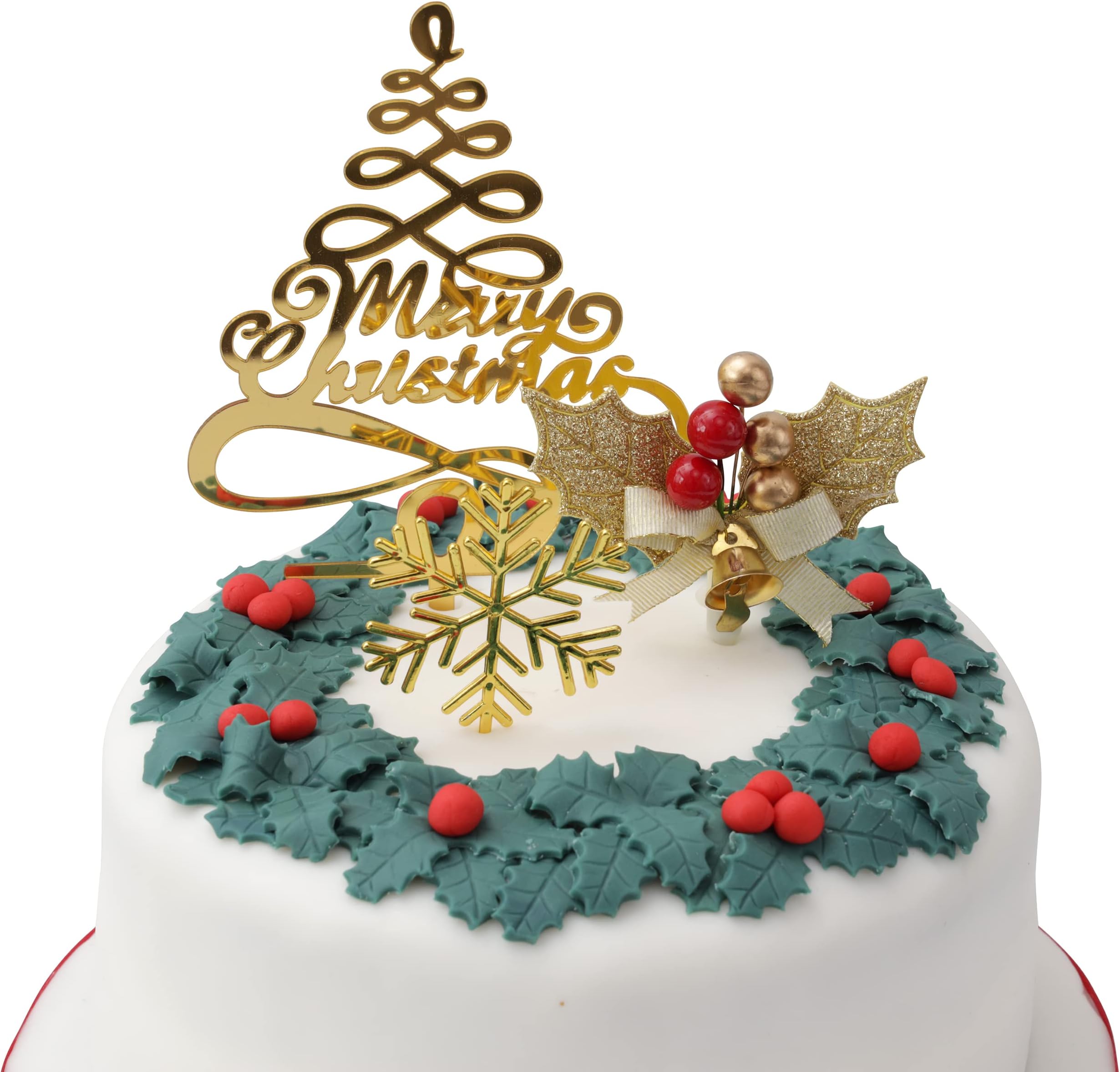 Anniversary House Postbox with a Robin Cake Topper : Amazon.co.uk: Grocery