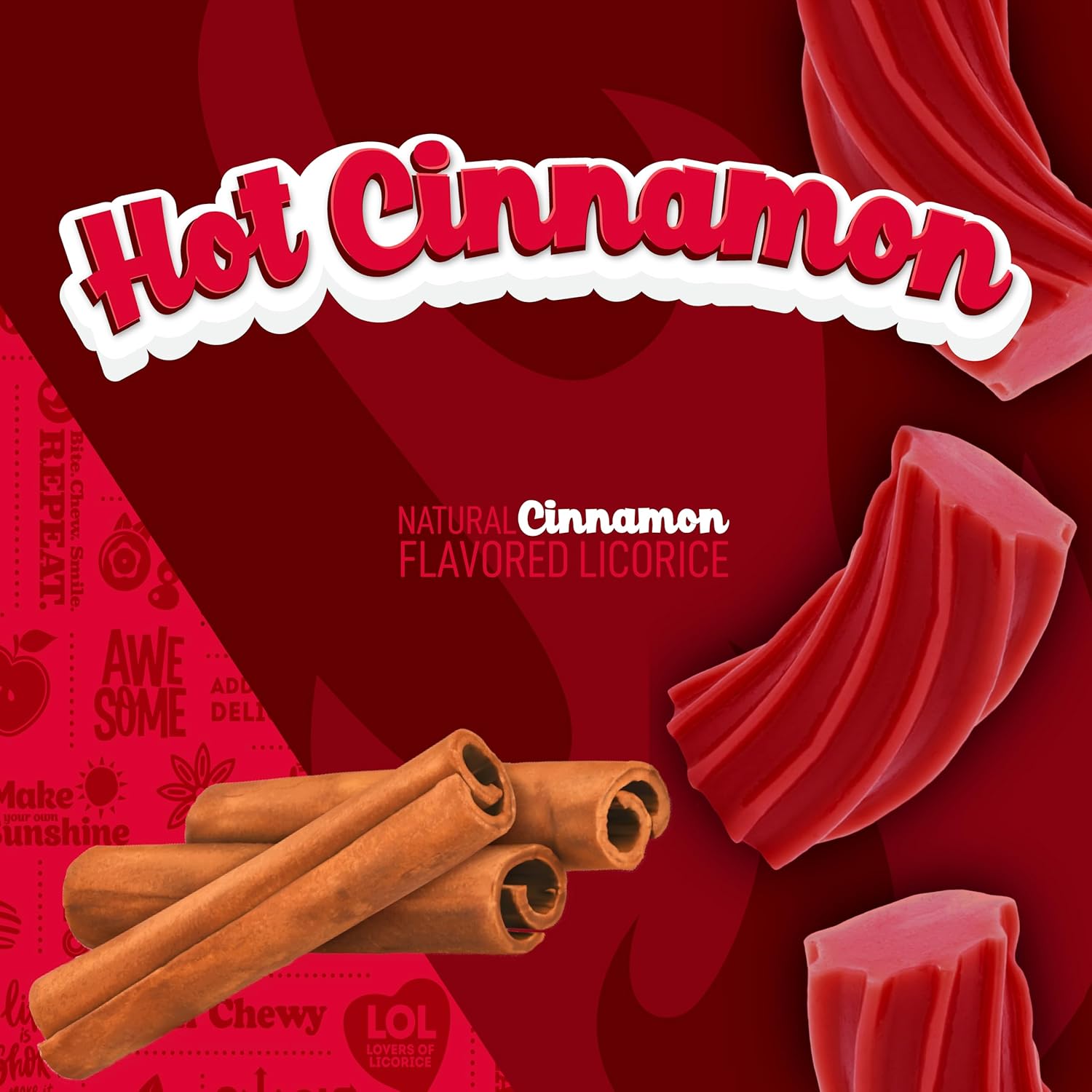 Wiley Wallaby Regaliz 24 onzas Classic Gourmet Soft & Chewy Canela ...