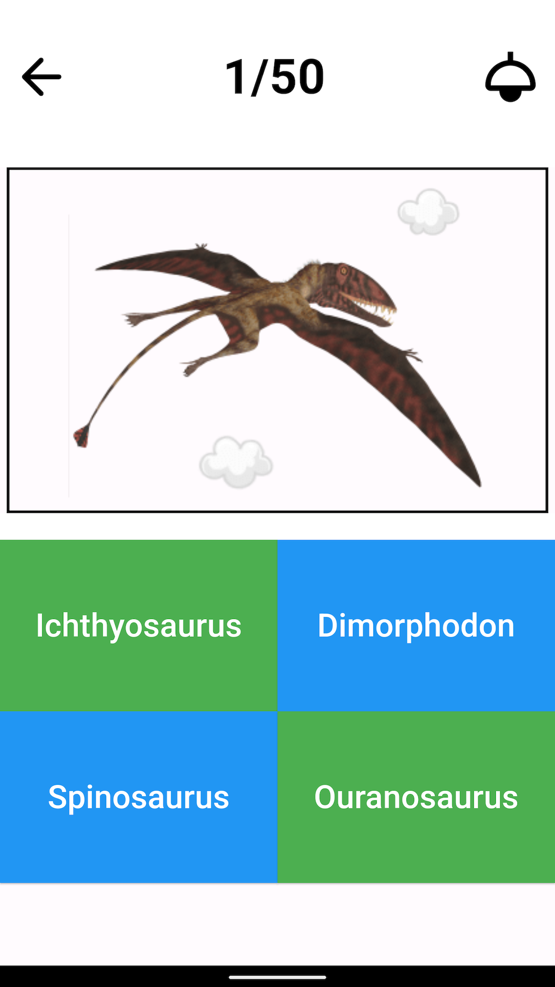 Dinosaur Flashcard Quiz - App on Amazon Appstore