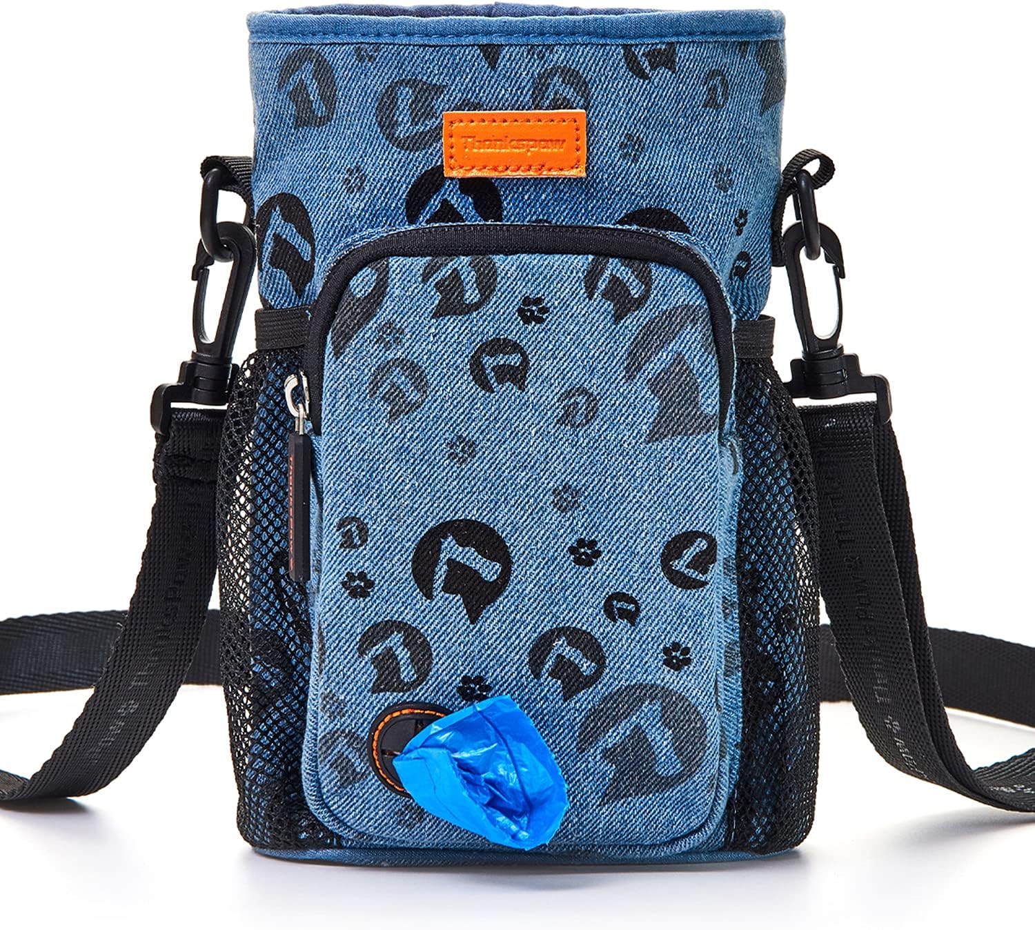 Amazon.com : Thankspaw Dog Treat Training Pouch,Lightweight Denim Dog ...