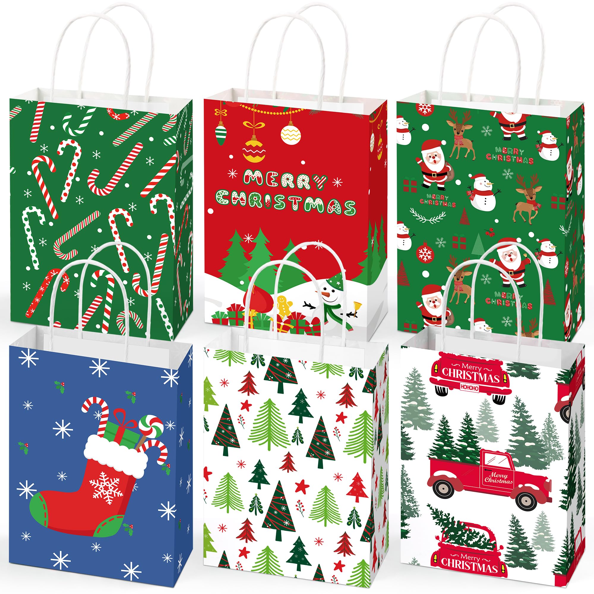 Christmas 8 12 X 11 Food Gift Bags Amazon.com: JOYIN 24 Christmas