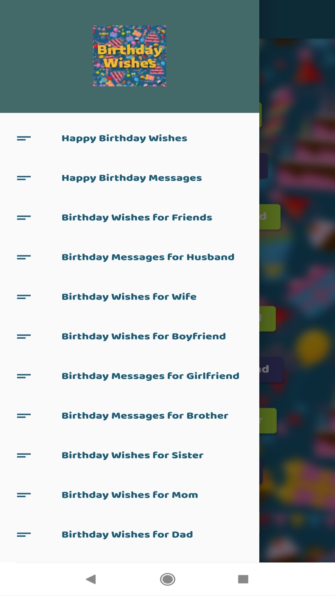 Birthday Wishes - App on Amazon Appstore