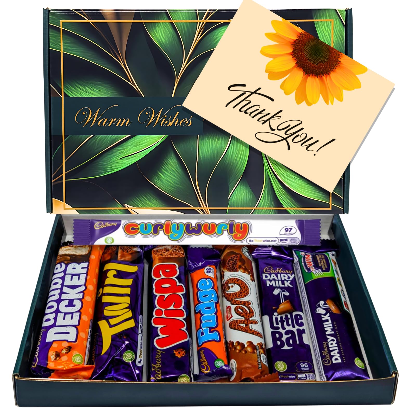 Buy Thank you Chocolate Gift Box - 8 Full Sized Bars - Perfect ...