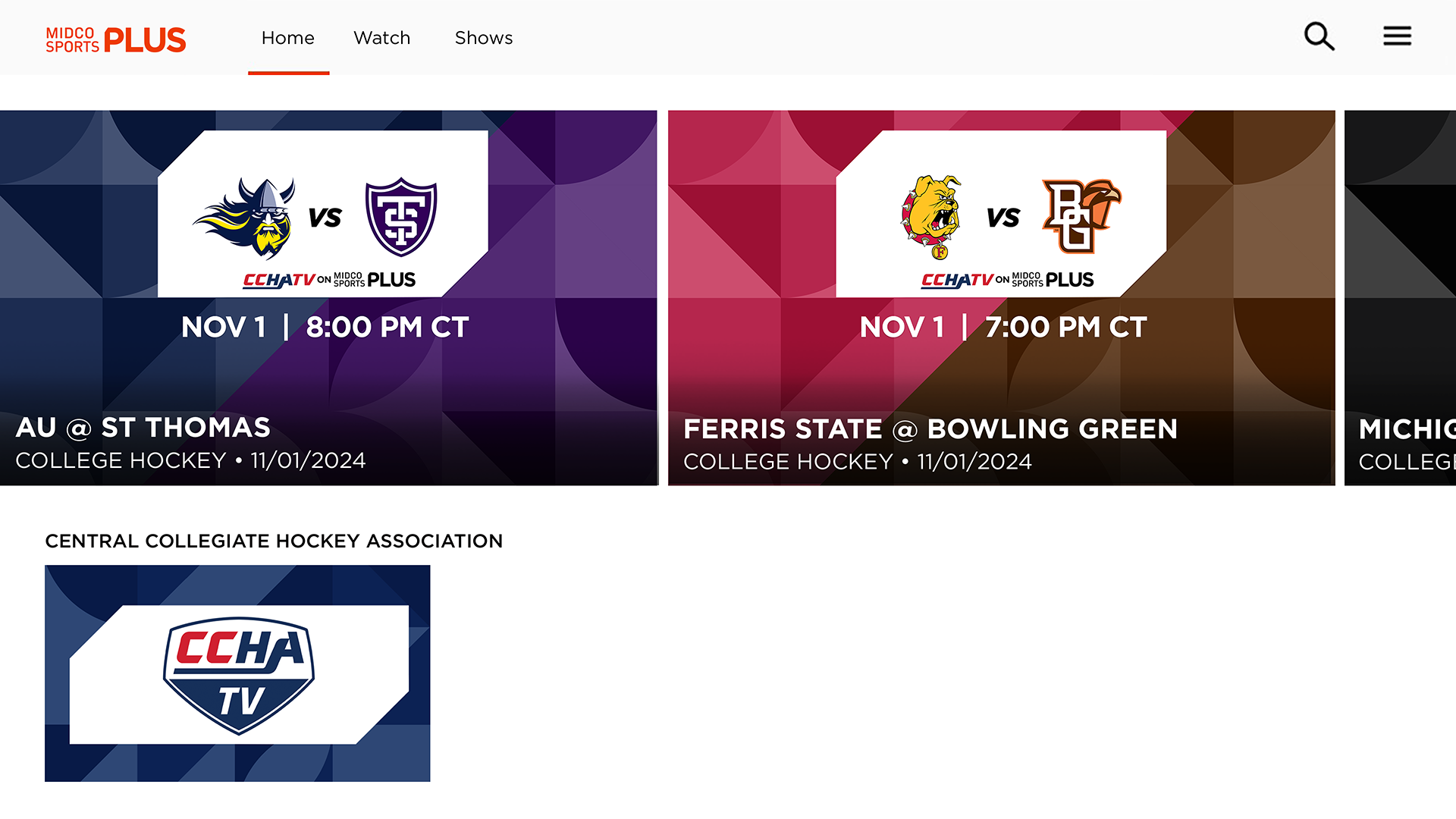 Midco Sports Plus - App on Amazon Appstore