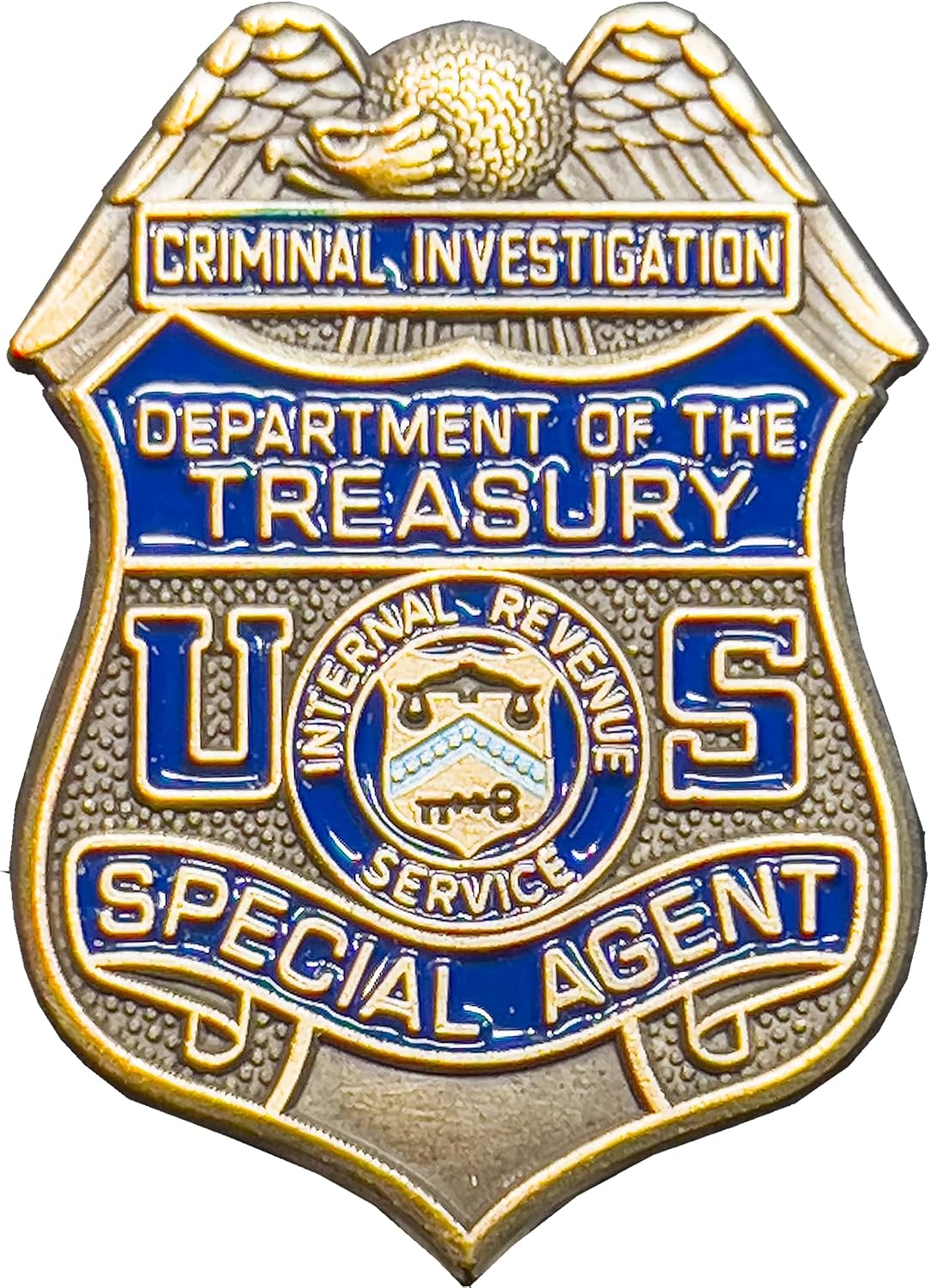 Amazon.com: LEO Challenge Coins PBX-007-G IRS Special Agent Lapel Pin ...