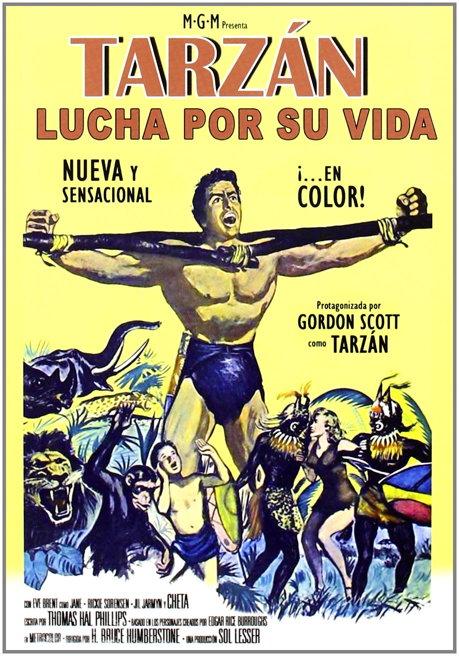Tarzán Lucha Por Su Vida [DVD]: Amazon.es: Gordon Scott, Eve Brent ...