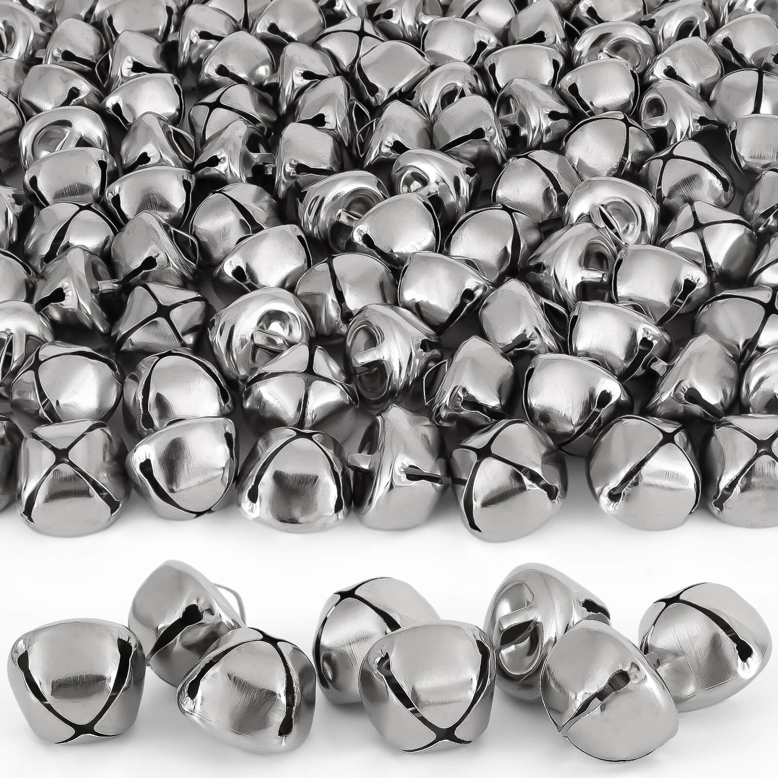 Amazon.com: Jingle Bells for Crafts,1 Inch Large Jingle Bells Bulk, 50 ...